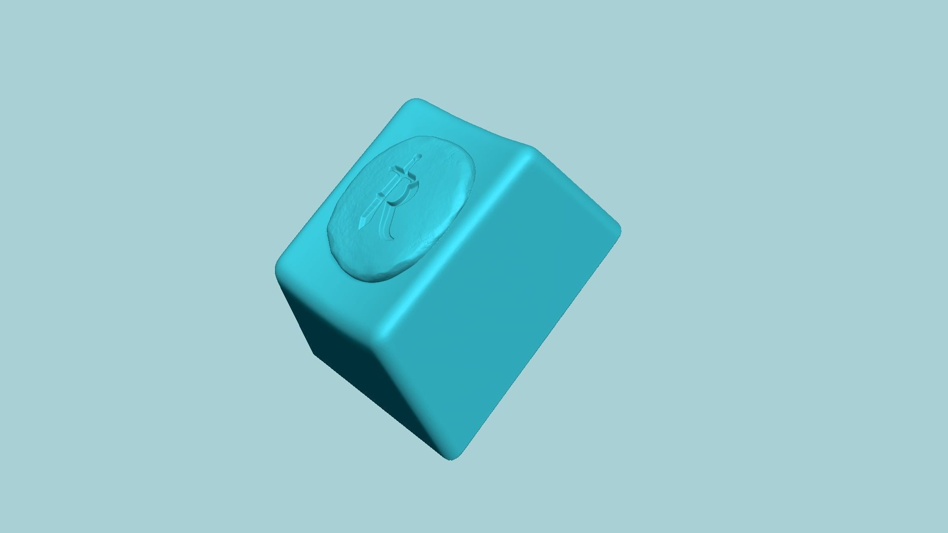 KeyCap - Runescape Symbol Rune - Decorative KeyCaps 3D model 3D ...