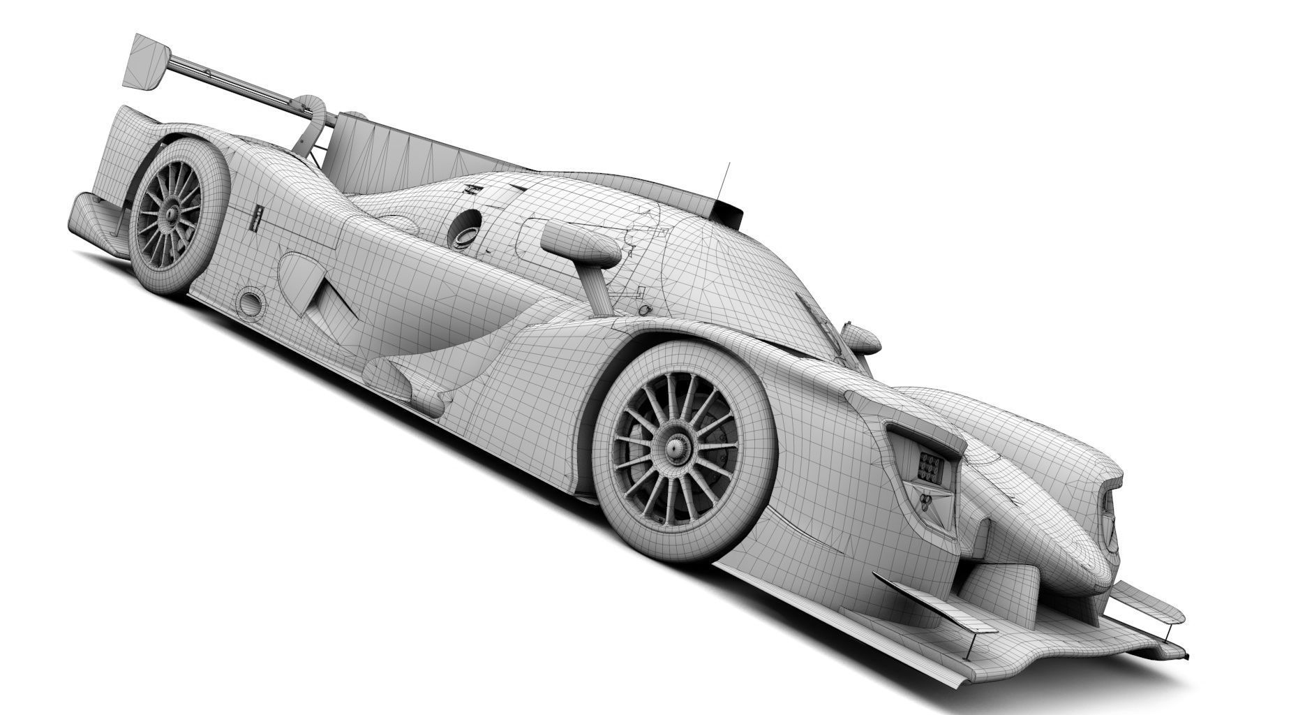 3D model Ligier JSP320 LMP3 VR / AR / low-poly | CGTrader