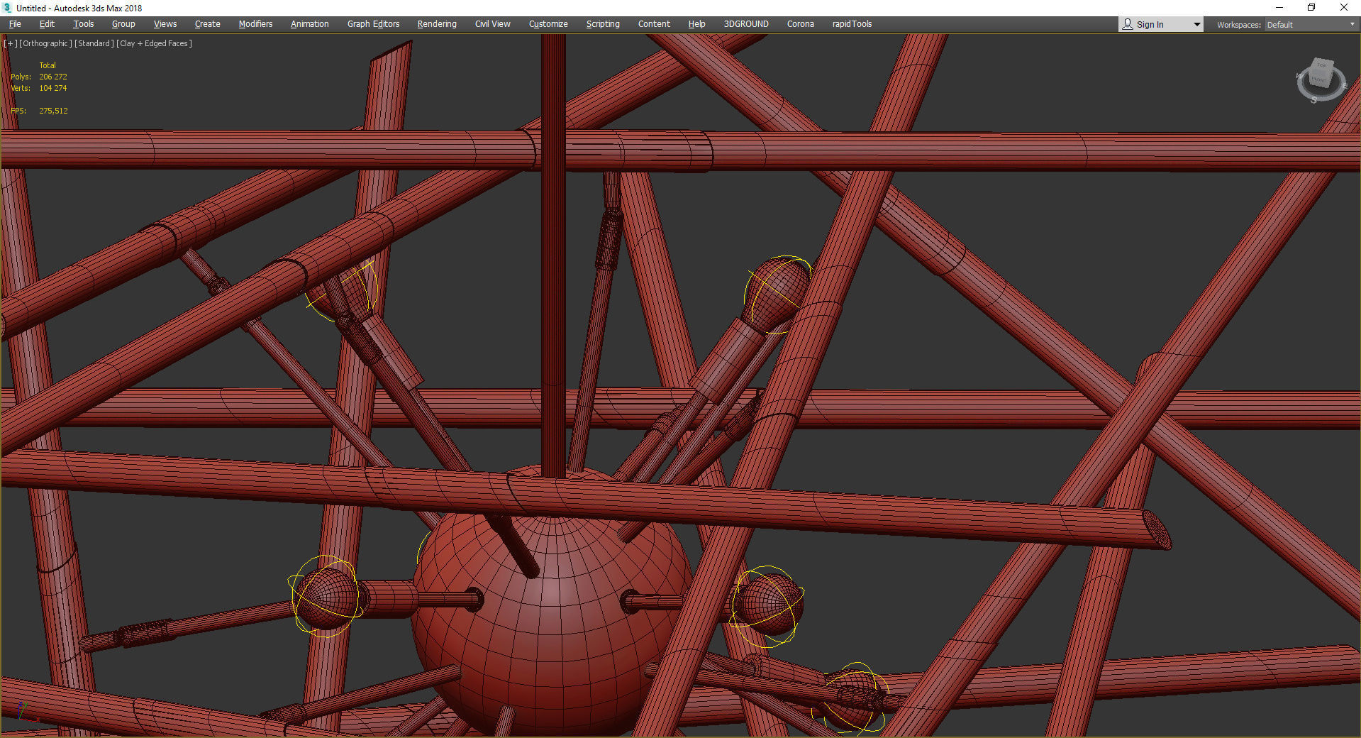 3D model Aidan Gray Solitude Chandelier VR / AR / low-poly | CGTrader
