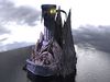 Dark Watchtower Beacon rocks 3D model | CGTrader
