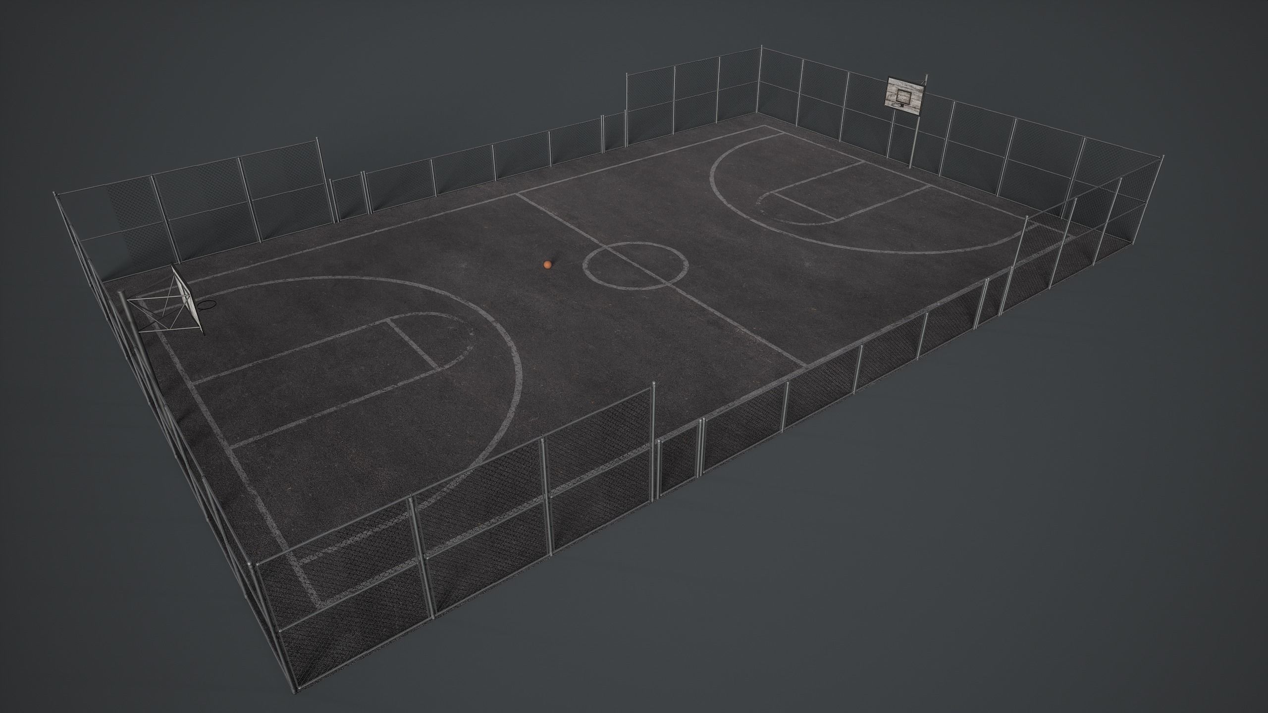 Basketball Court 3D model | CGTrader