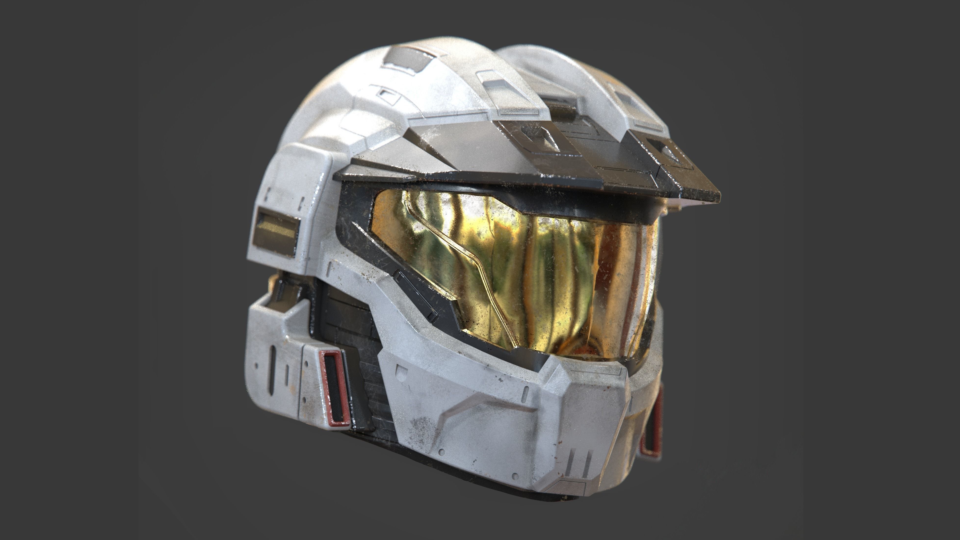 Menachite Cosplay Helmet 3D model 3D printable | CGTrader