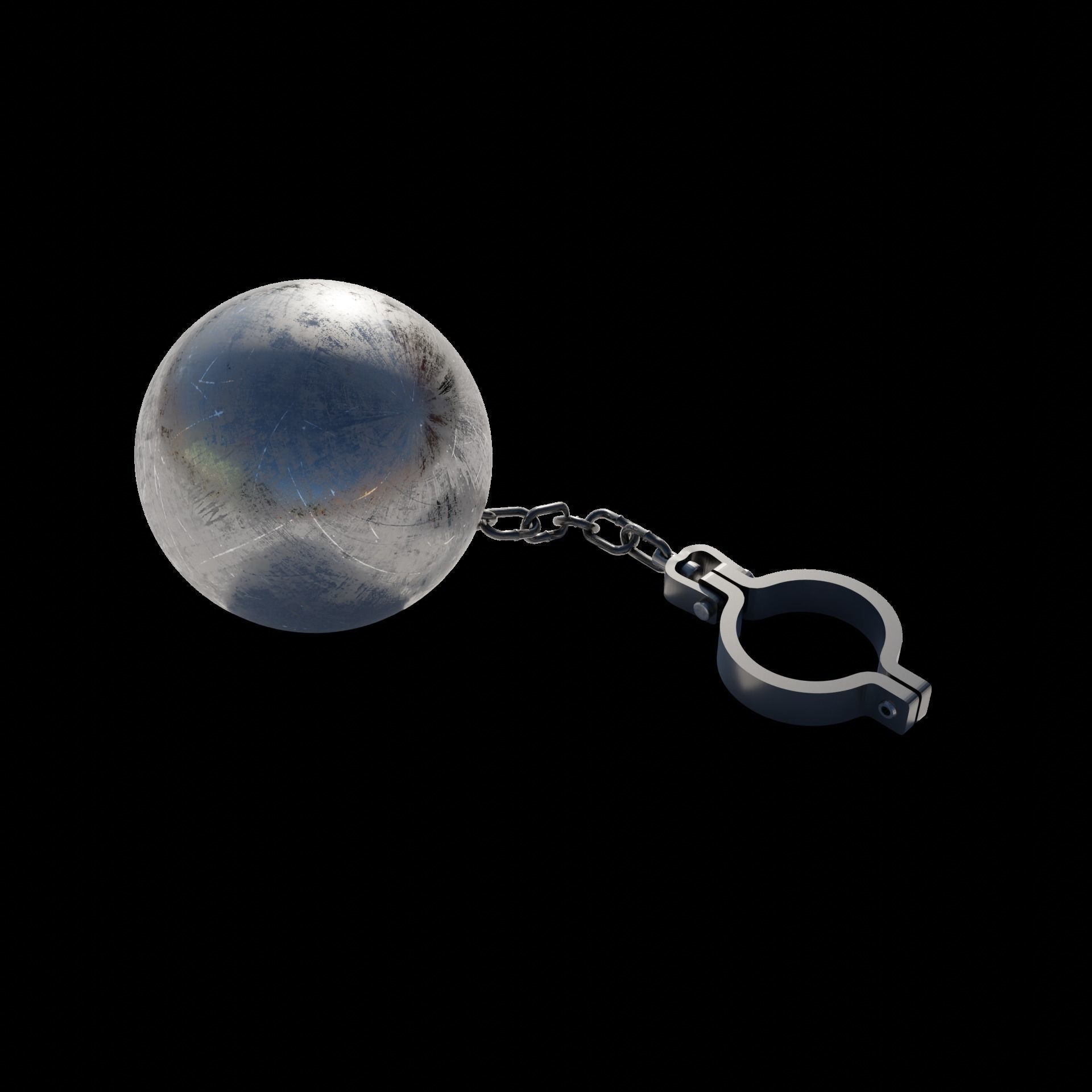 3D model Leg Shackles And Ball Shackle Cuff VR / AR / low-poly | CGTrader