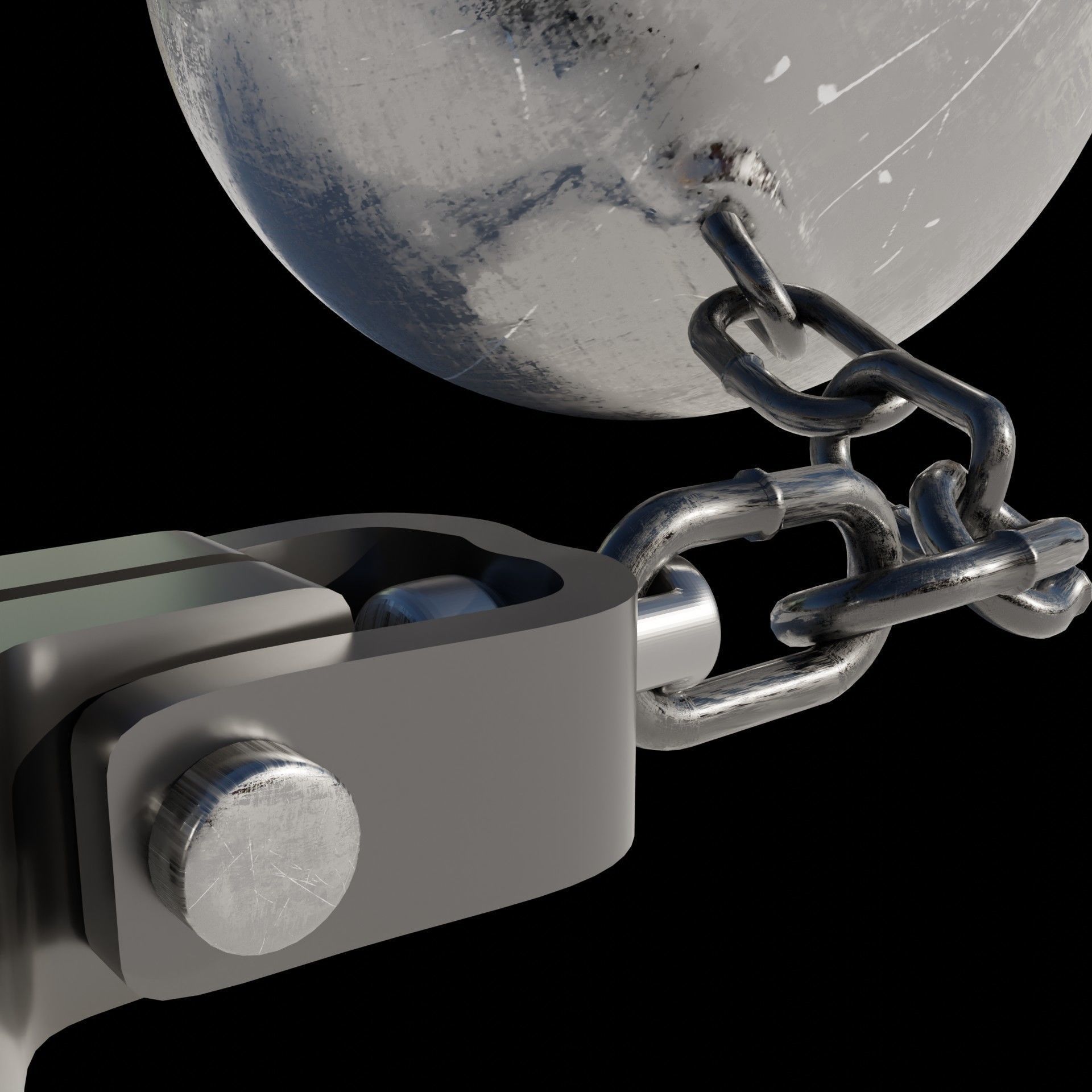 3D model Leg Shackles And Ball Shackle Cuff VR / AR / low-poly | CGTrader