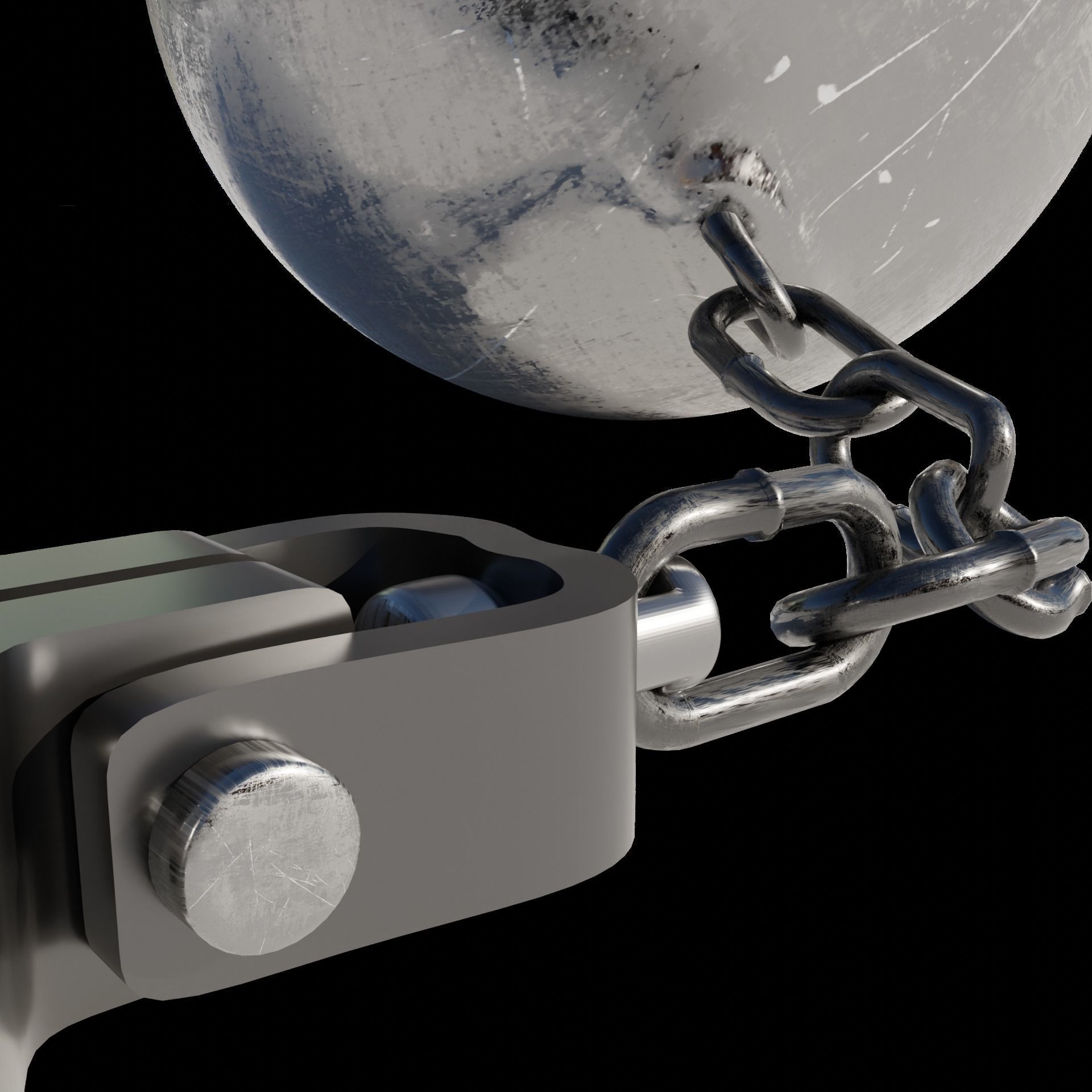3D model Leg Shackles And Ball Shackle Cuff VR / AR / low-poly | CGTrader