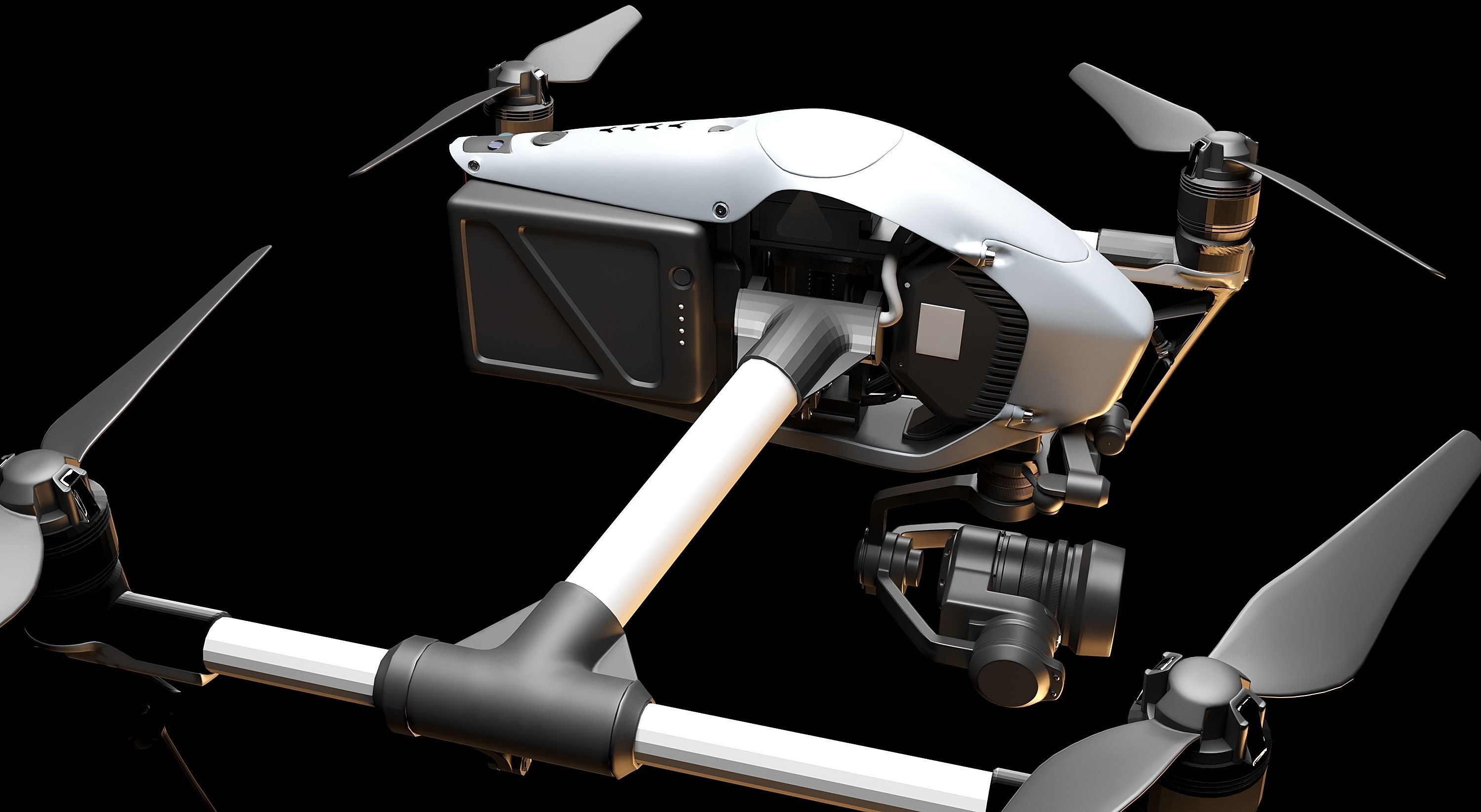 Quadcopter Drone 3D model | CGTrader