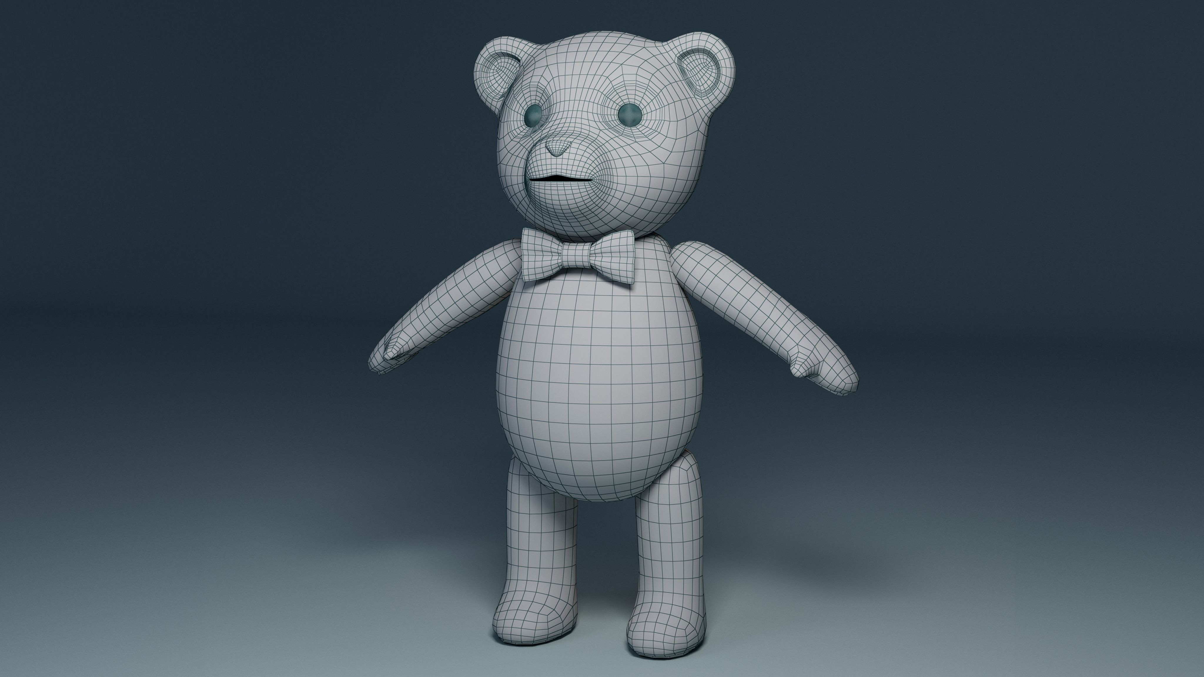 TeddyBear Groomed Rig - Xgen Maya 3D model rigged | CGTrader
