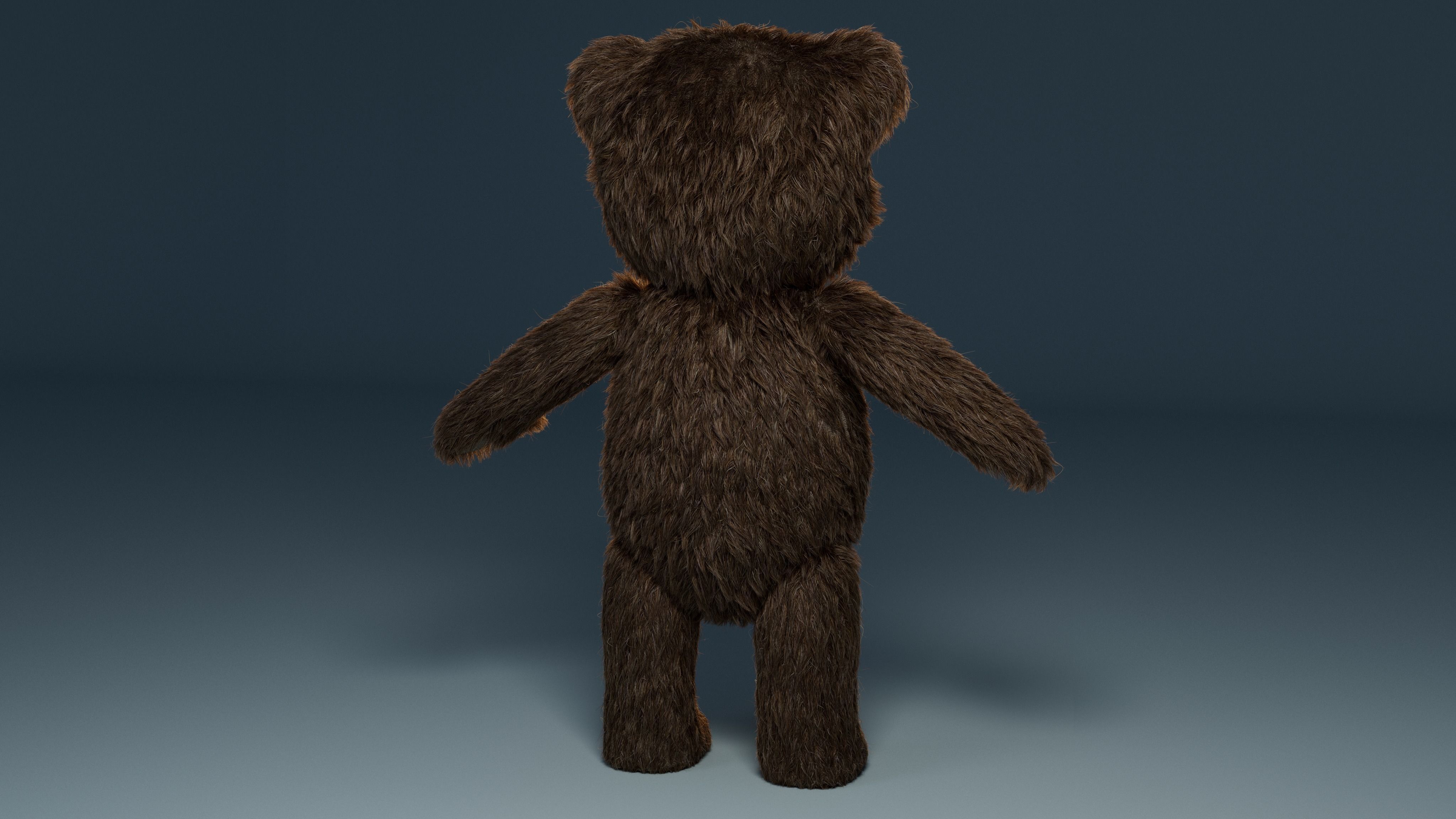 TeddyBear Groomed Rig - Xgen Maya 3D model rigged | CGTrader