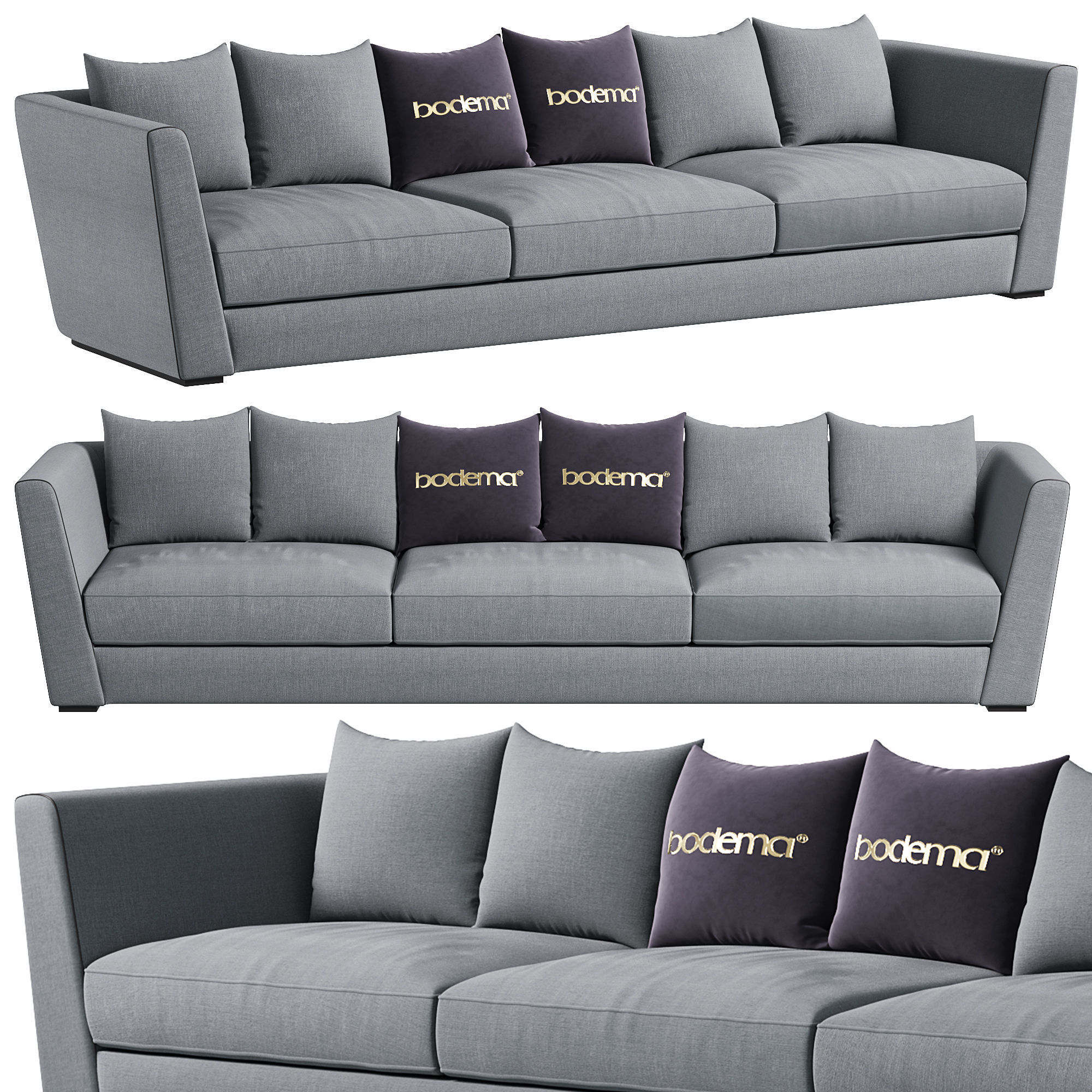 Quentin sofa by Bodema 3D model | CGTrader