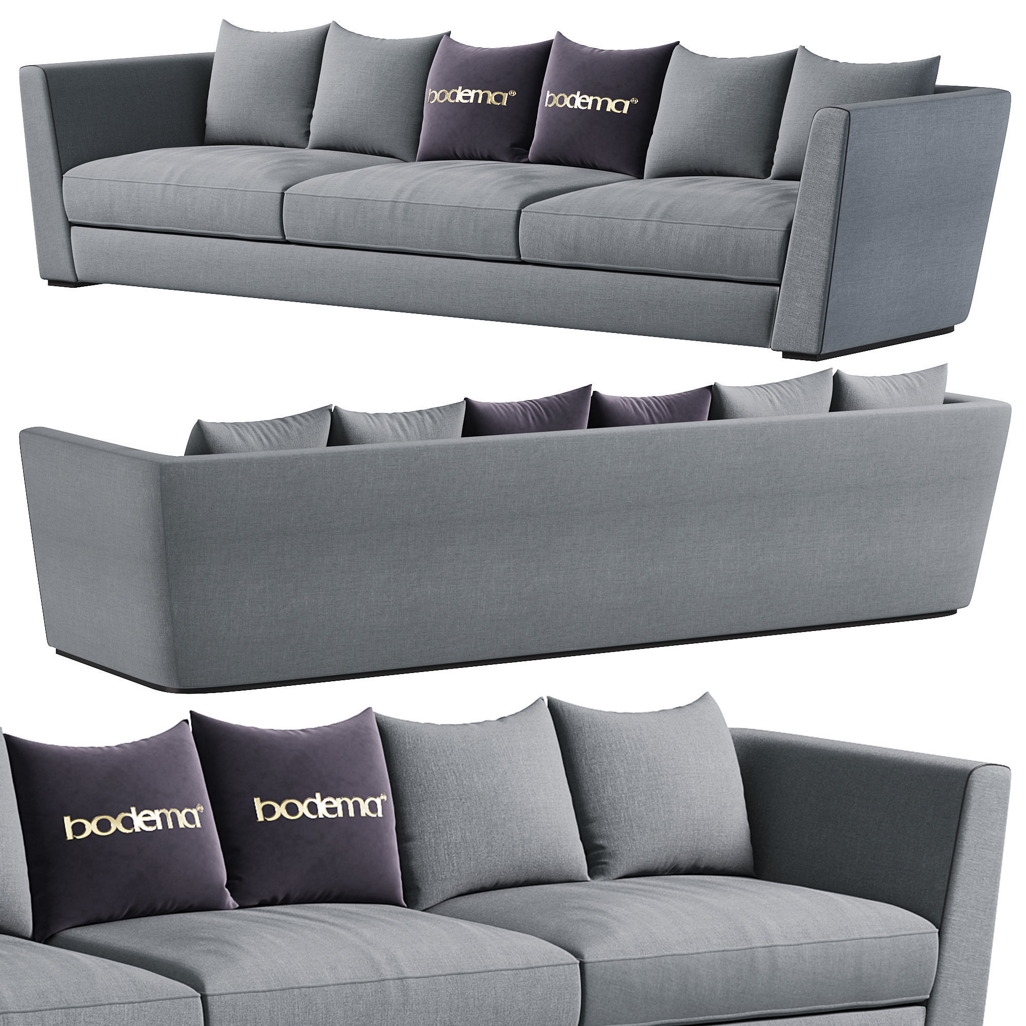 Quentin sofa by Bodema 3D model | CGTrader