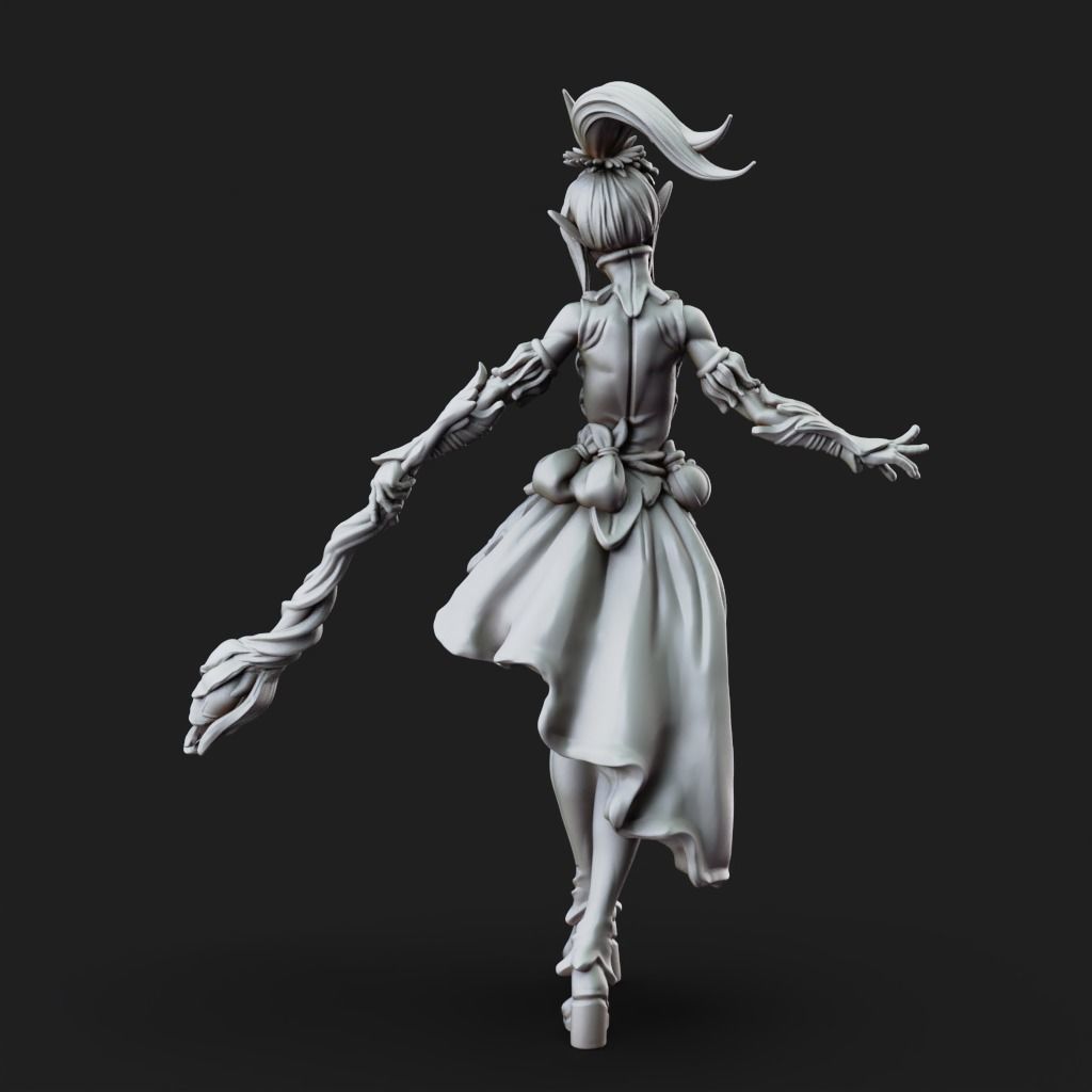 Eladrin Spring - 3D Printable TTRPG - PRESUPPORTED - 32mm 3D model 3D ...