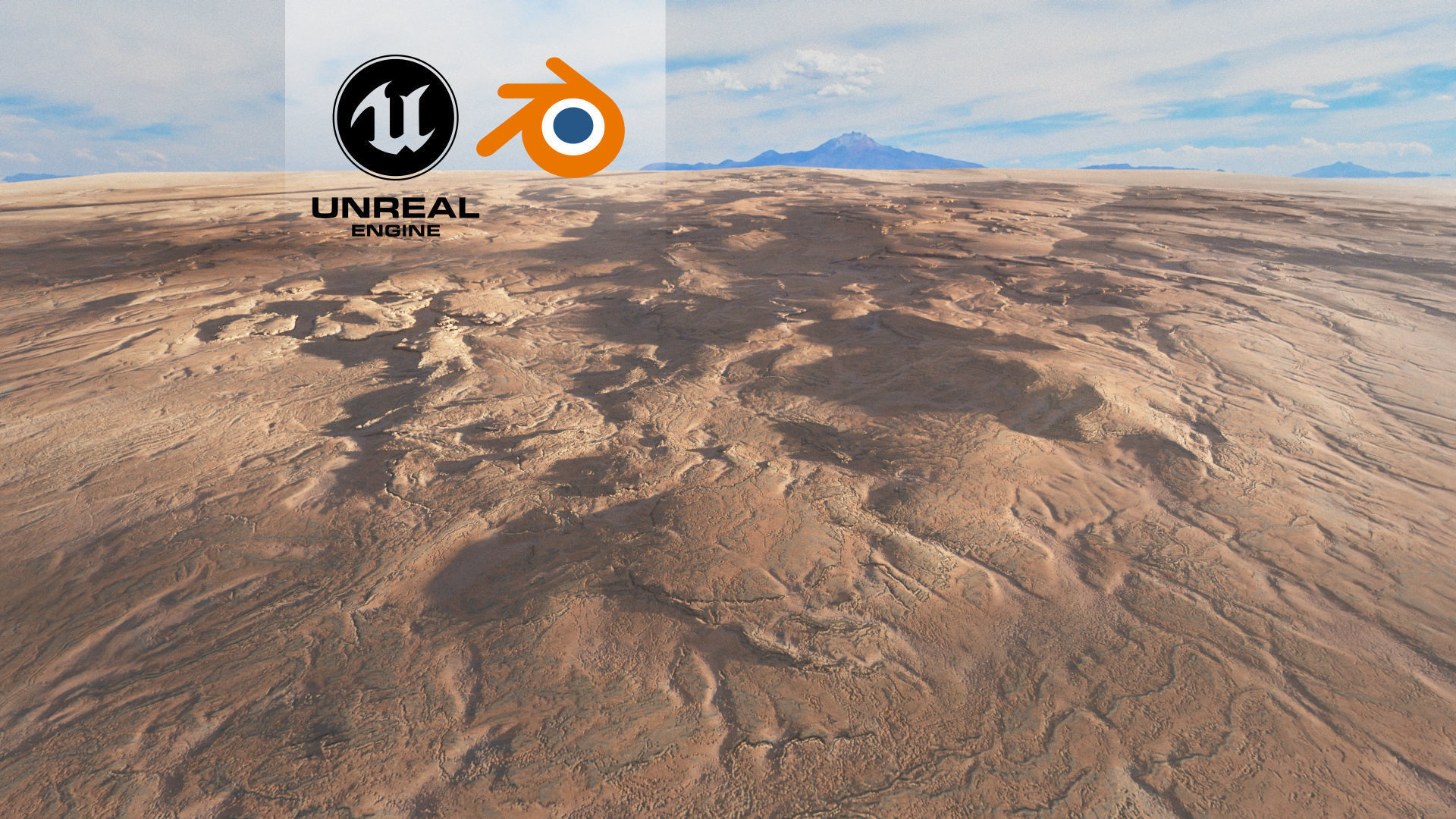 Desert Landscape Version 10 3D model | CGTrader