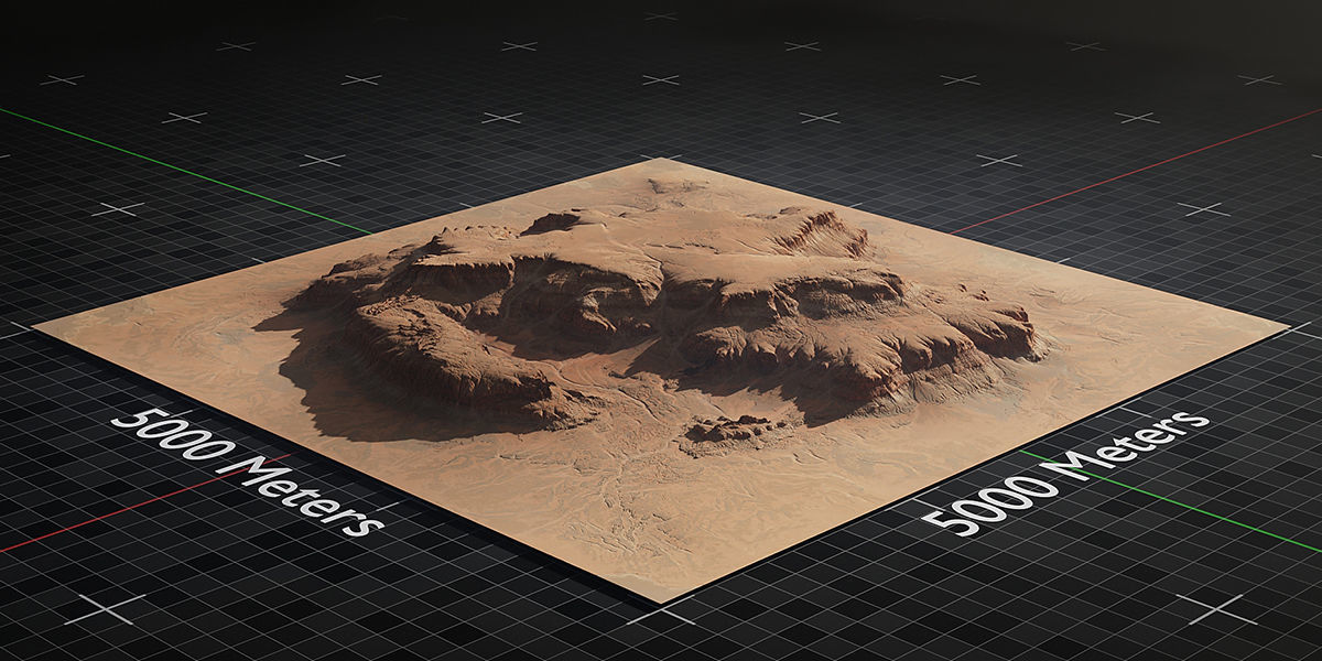 Desert Plateaus Asset Pack 3D Model Collection | CGTrader
