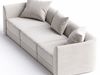 Maura Modular 3 Piece Sofa 3D model | CGTrader
