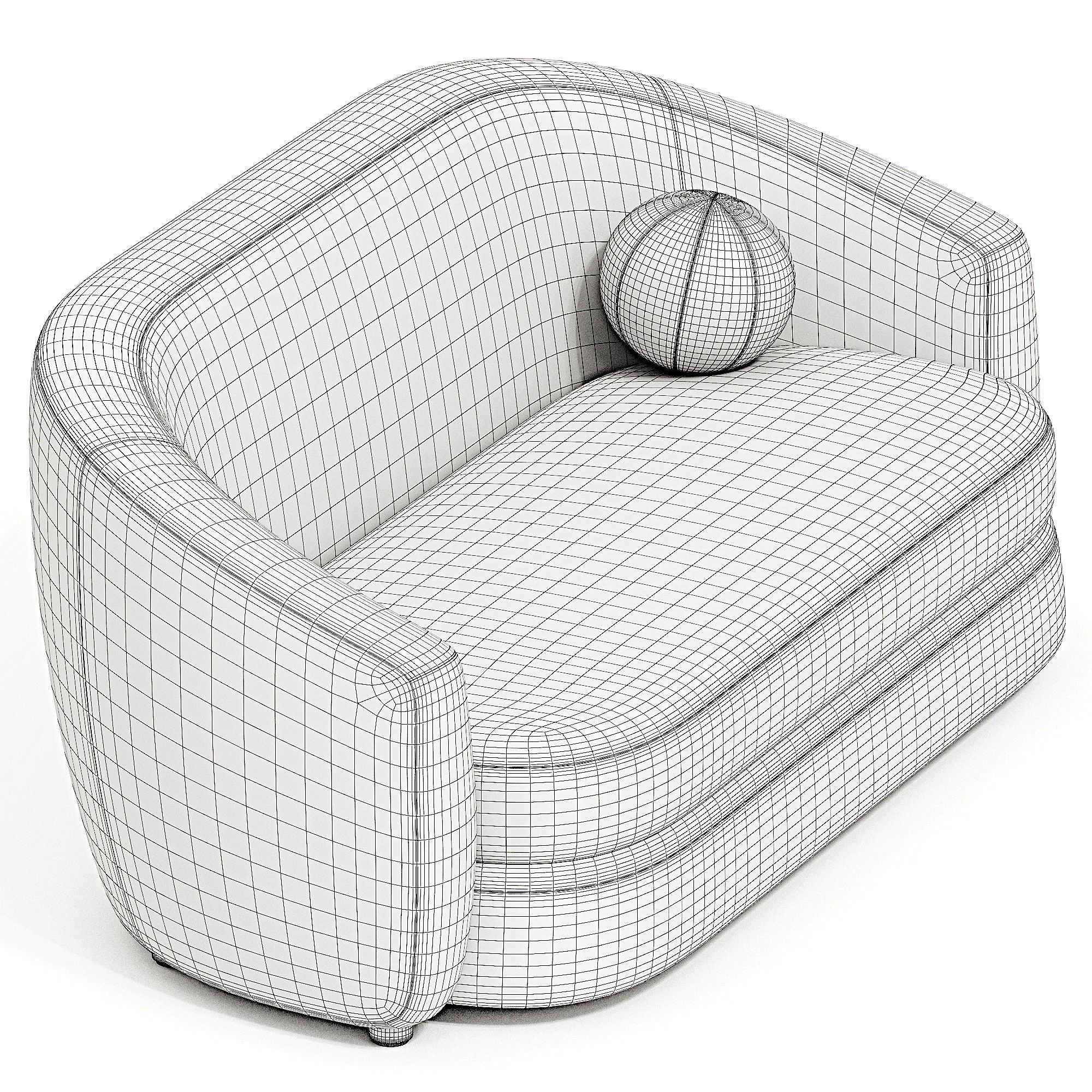 REST SOFA 3d model 3D model | CGTrader
