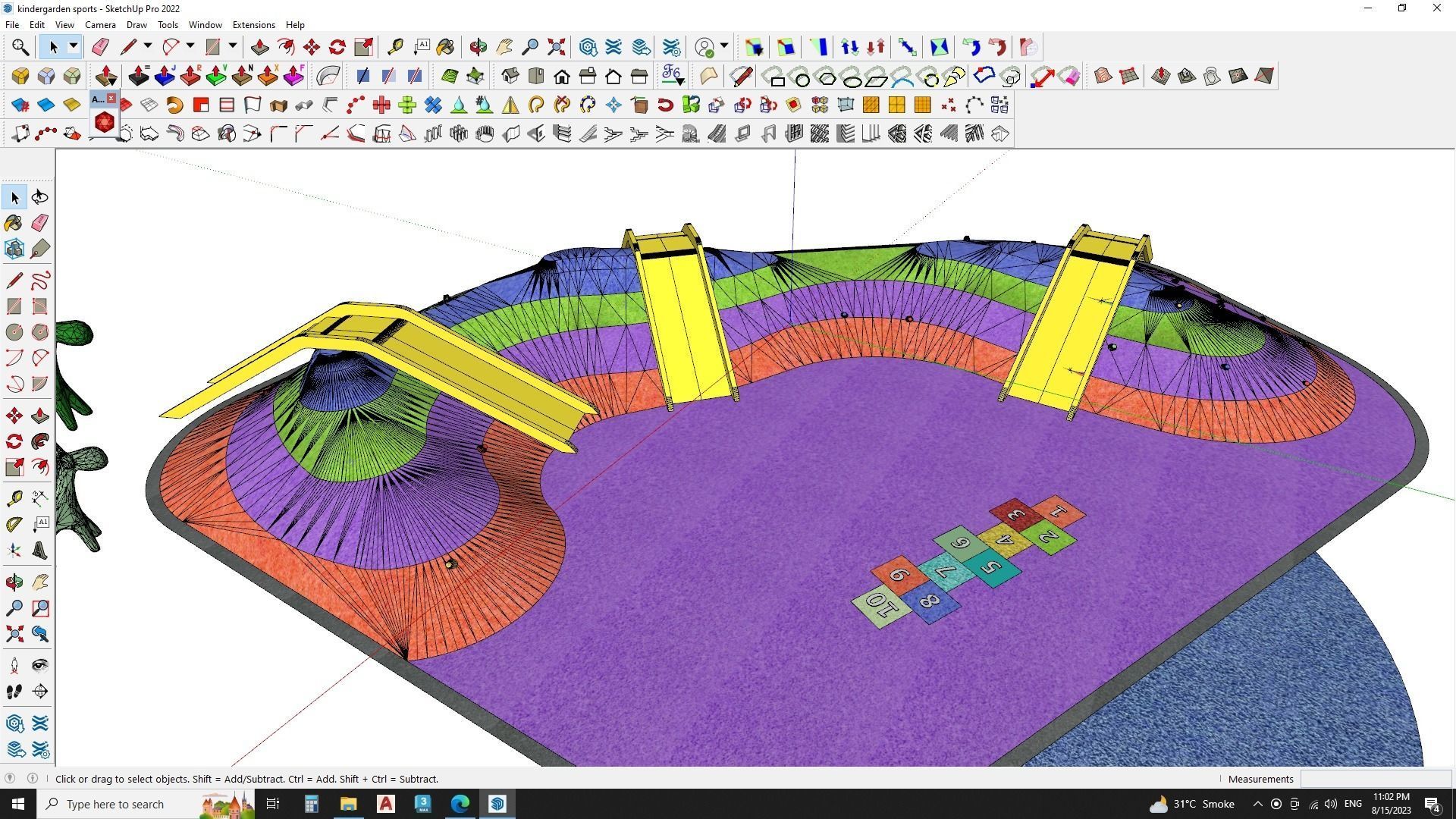 play area exterior model 3D model | CGTrader
