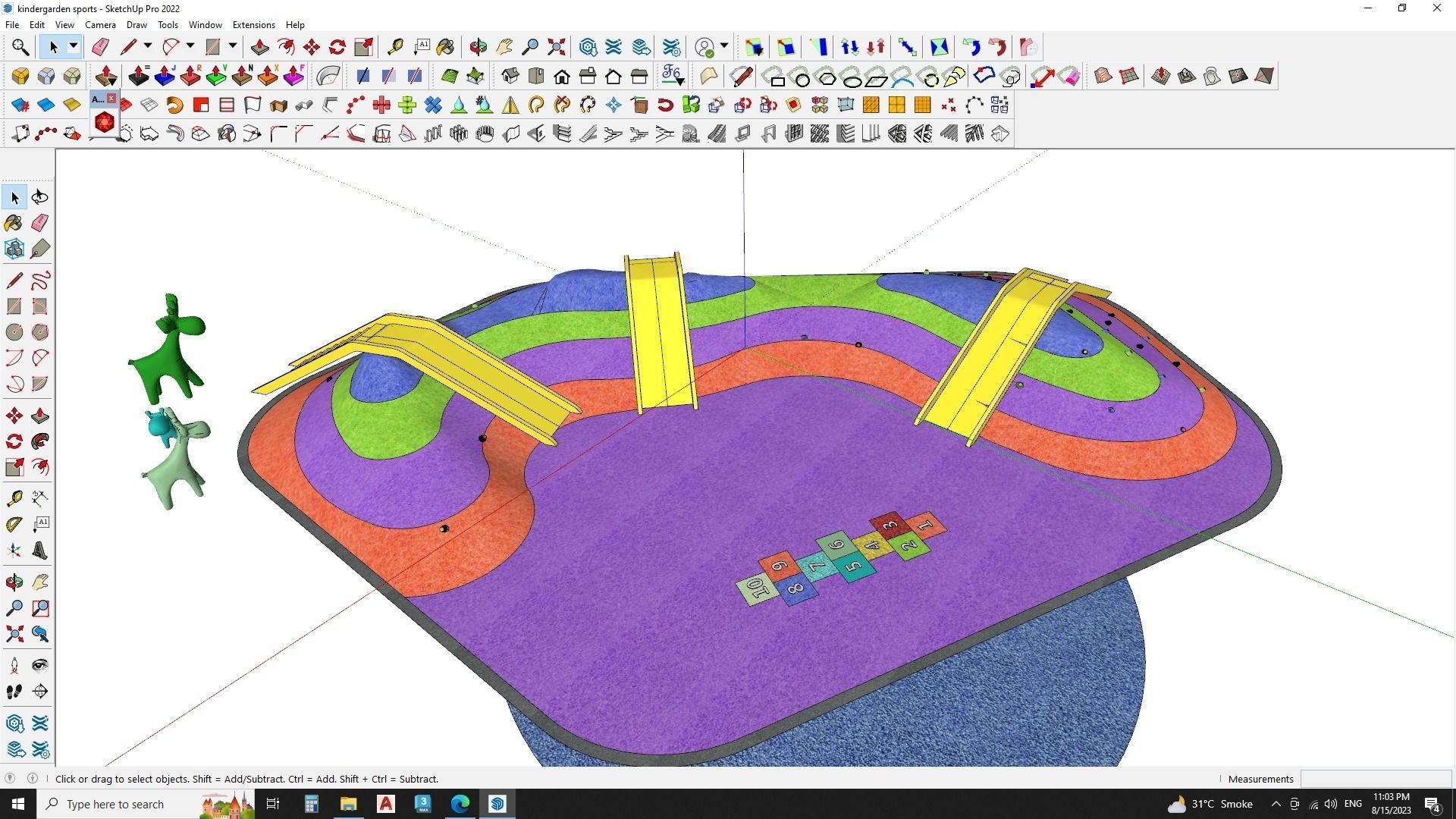 play area exterior model 3D model | CGTrader