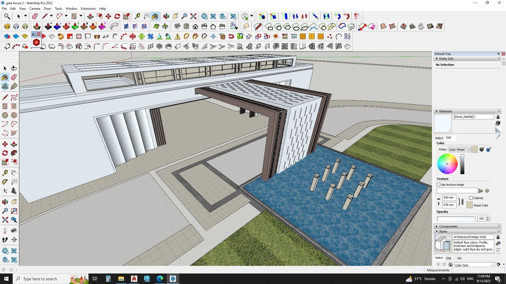 Gate house 3d model 3D model | CGTrader
