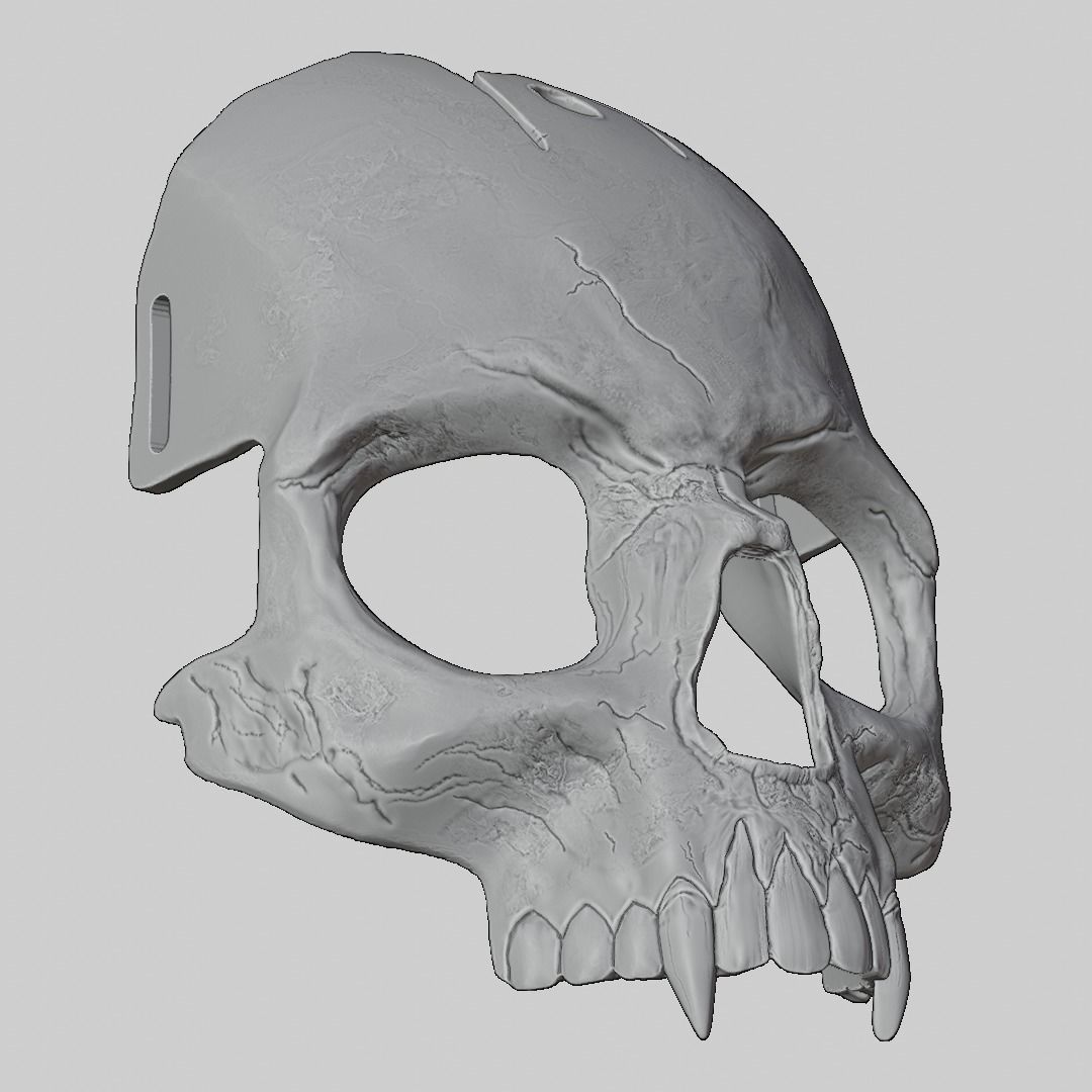 Death Knight Mask from Escape From Tarkov game for 3D Printing 3D model ...