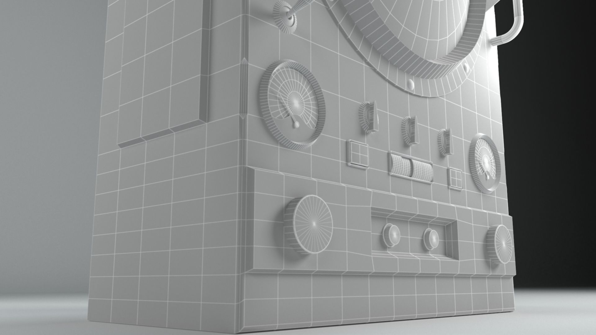 Old Radar 3D model | CGTrader