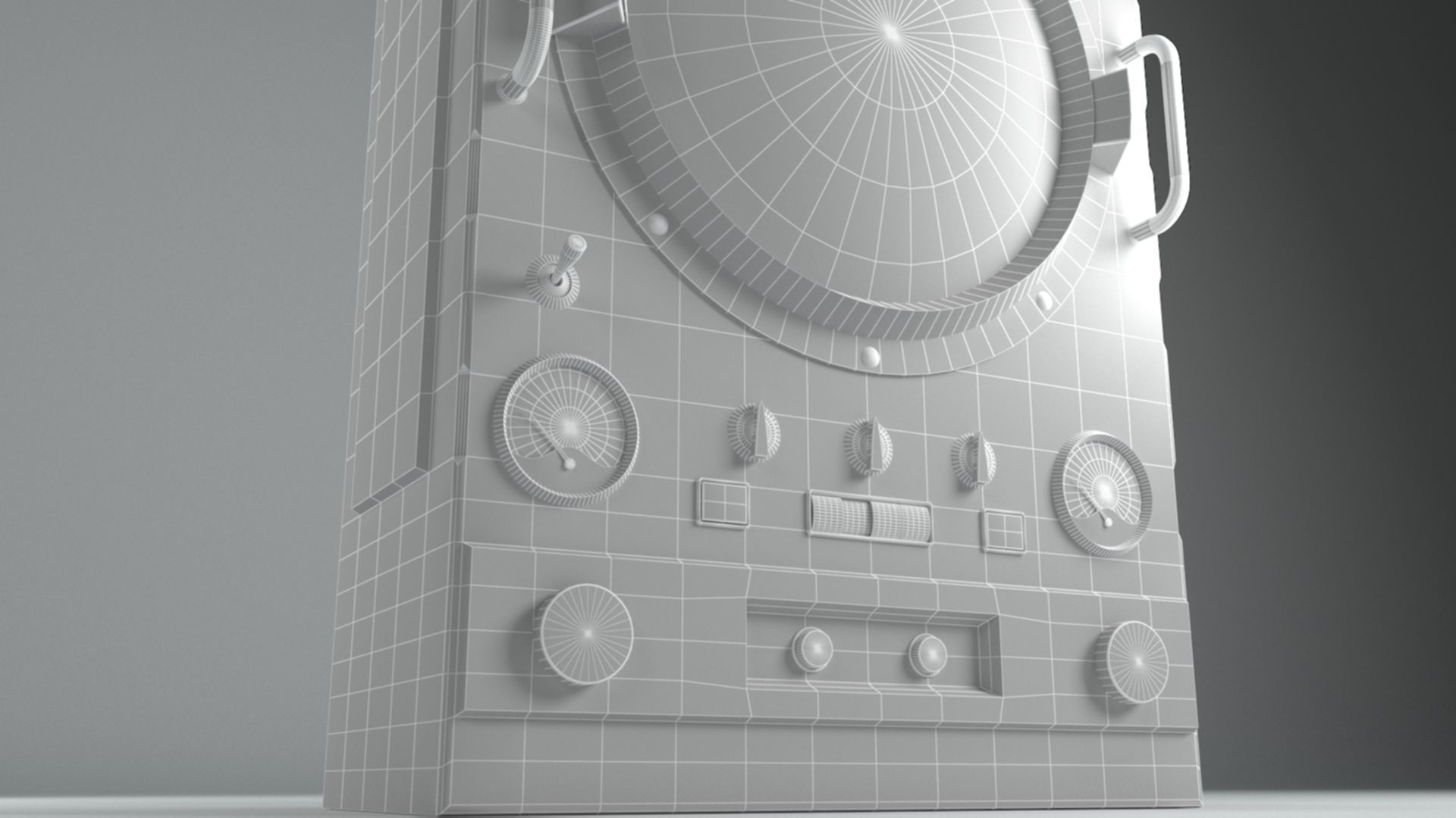 Old Radar 3D model | CGTrader