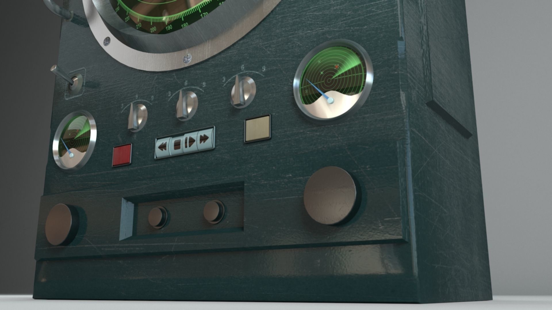 Old Radar 3D model | CGTrader