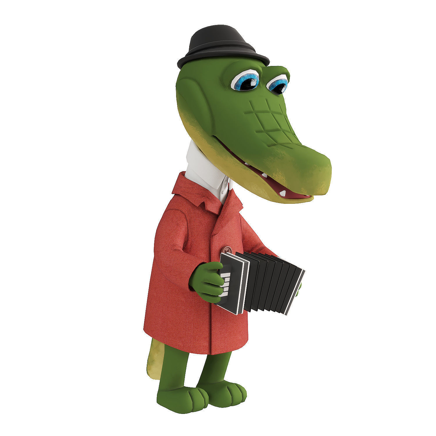 Crocodile Gena 3D model | CGTrader