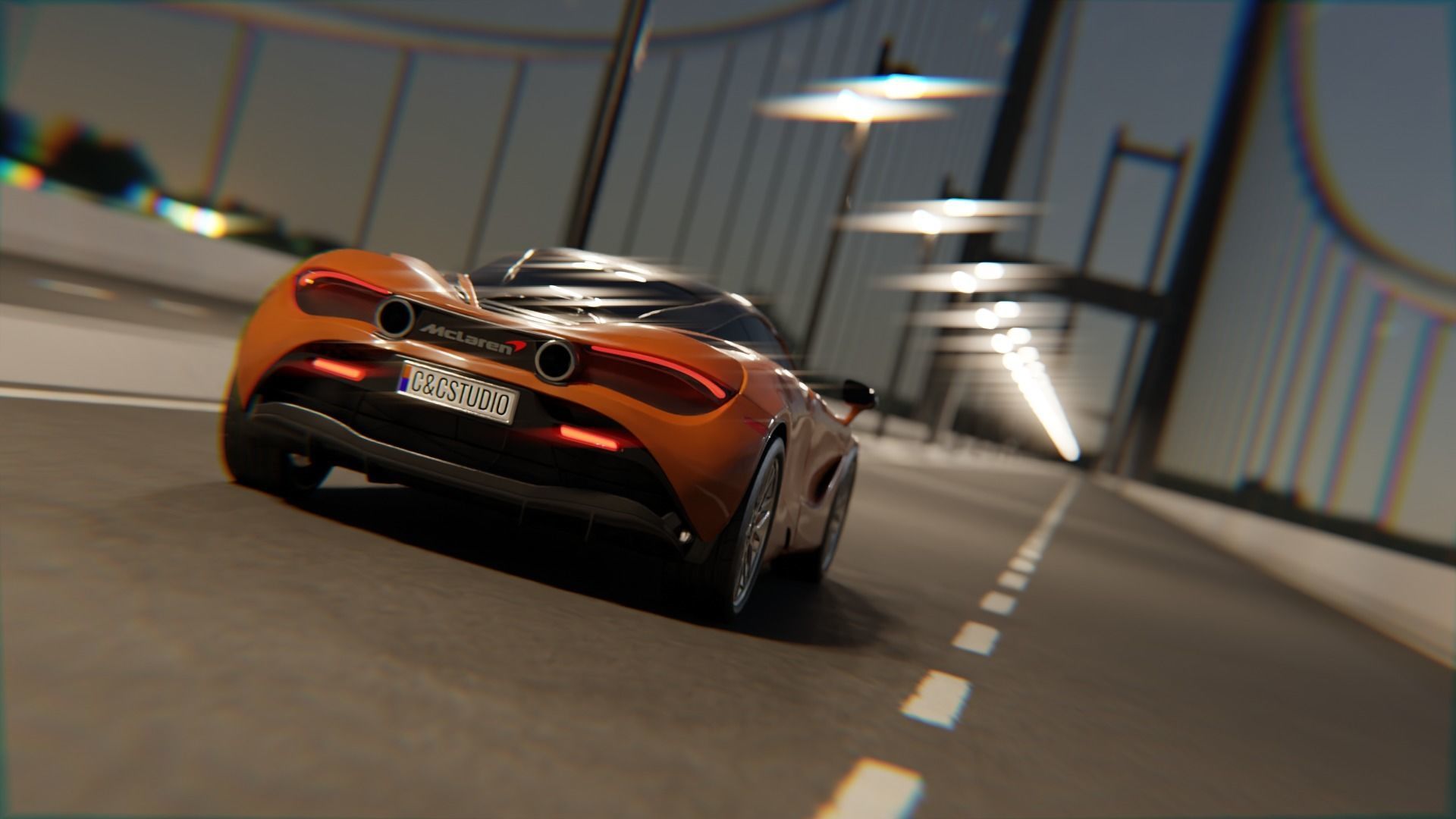 McLaren animation 3D model animated | CGTrader