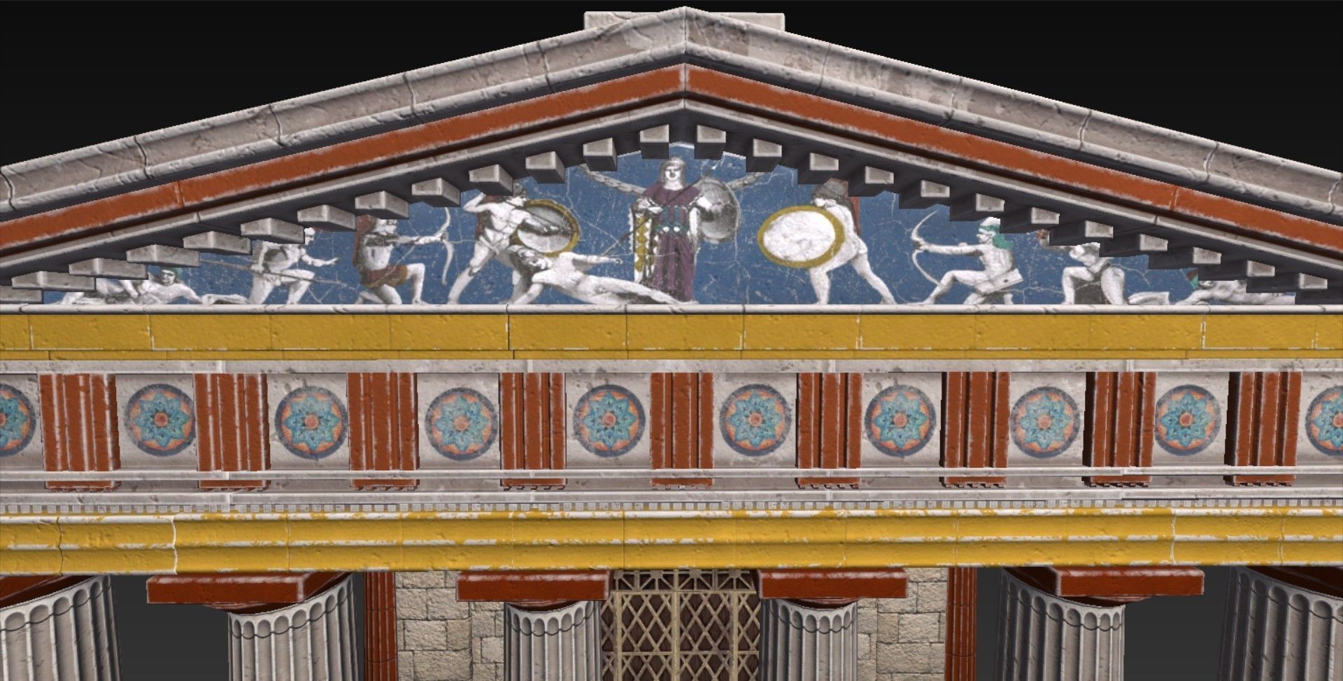 3D model Historical Greek Temple 3 VR / AR / low-poly | CGTrader