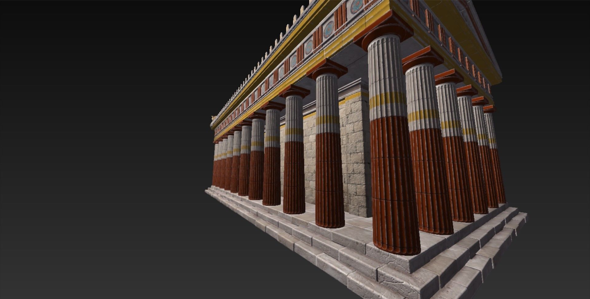 3D model Historical Greek Temple 3 VR / AR / low-poly | CGTrader