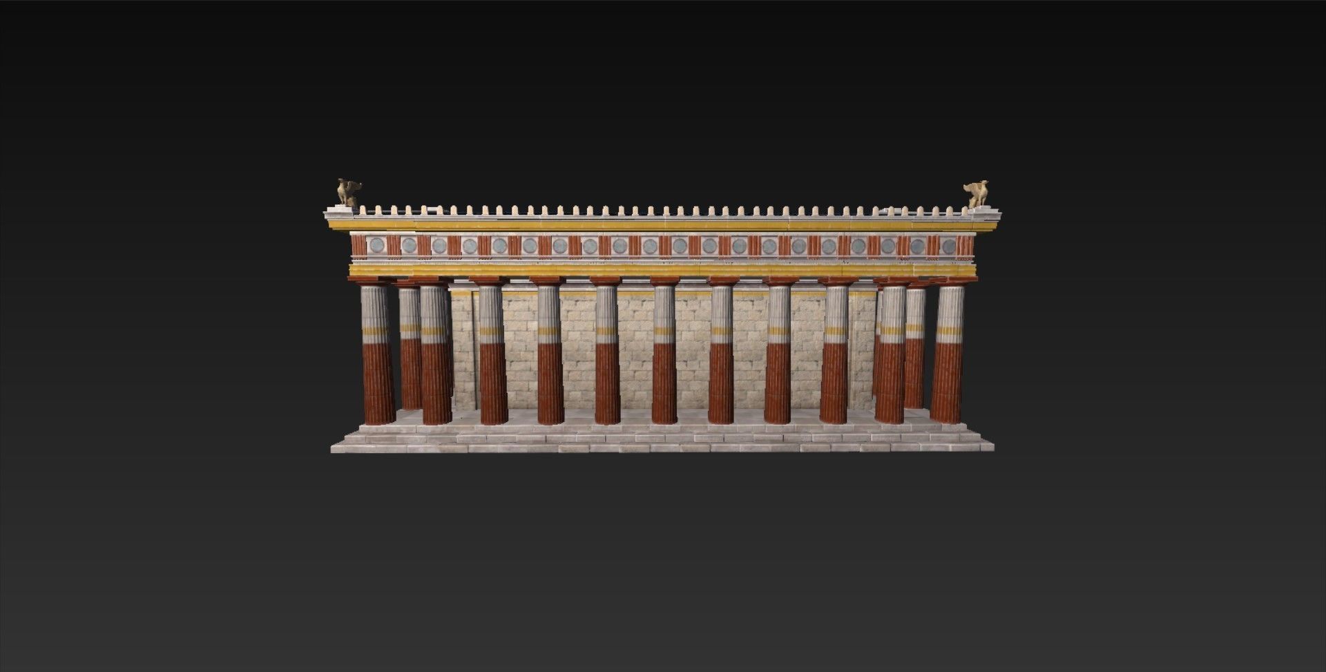 3D model Historical Greek Temple 3 VR / AR / low-poly | CGTrader