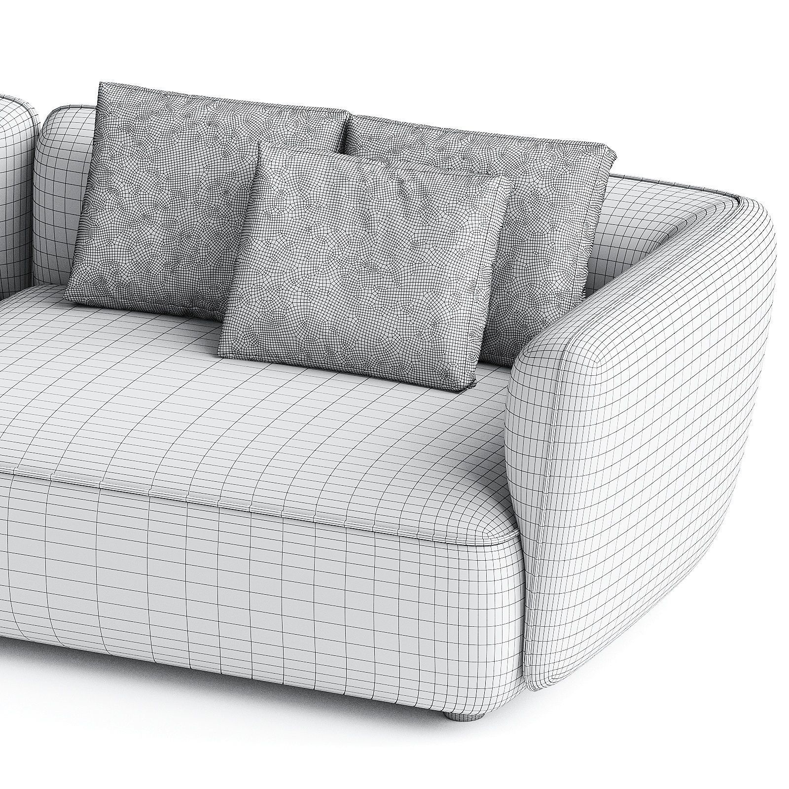 COSY Fabric sofa By MDF Italia 3d model 3D model | CGTrader