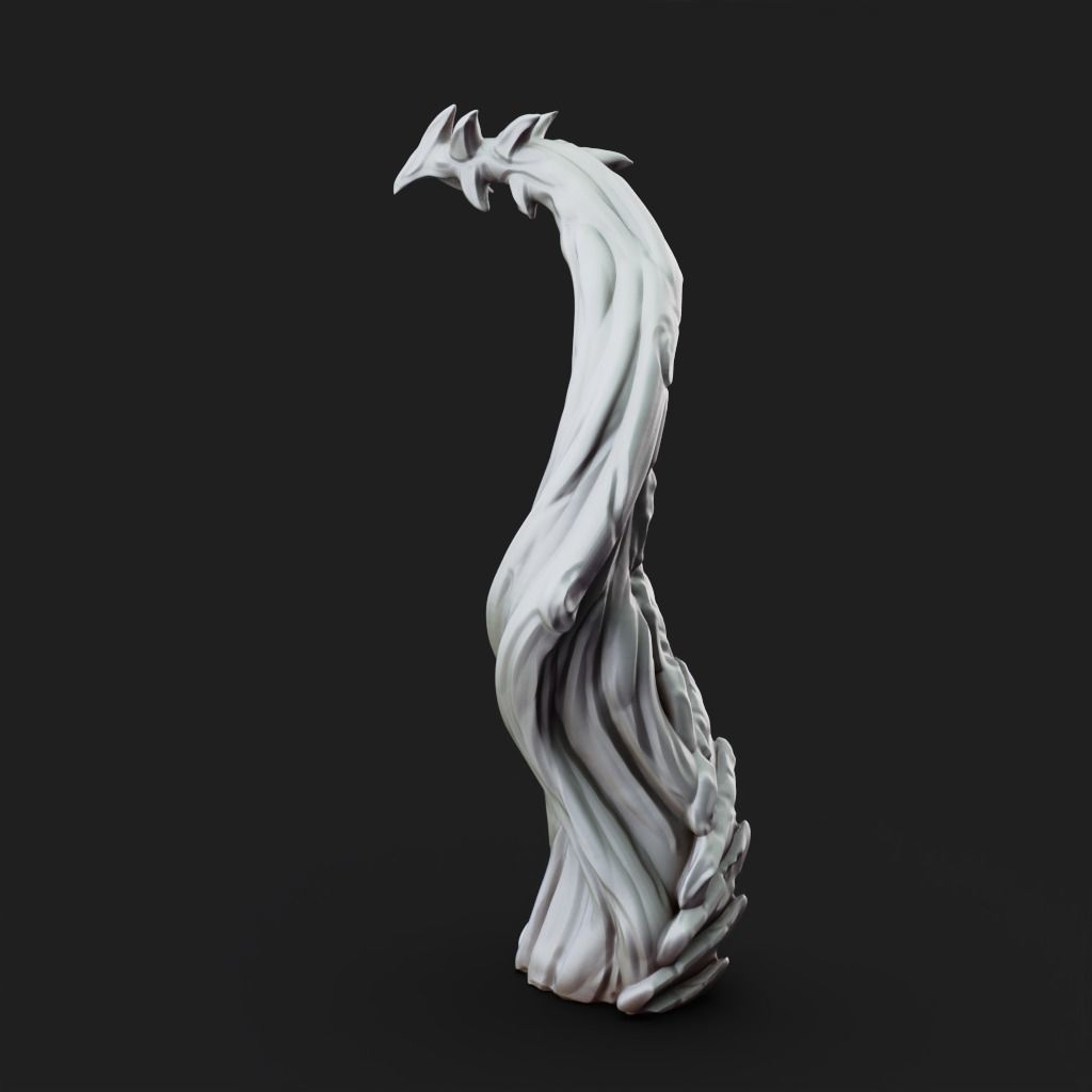 Root Wyrm 3d Printable Ttrpg Presupported 32mm Scale 3d Model 3d