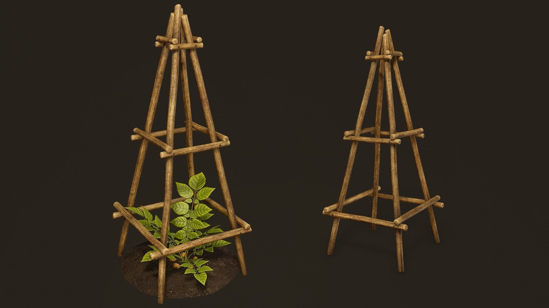 3D model Growing Farm Plants Pack VR / AR / low-poly | CGTrader