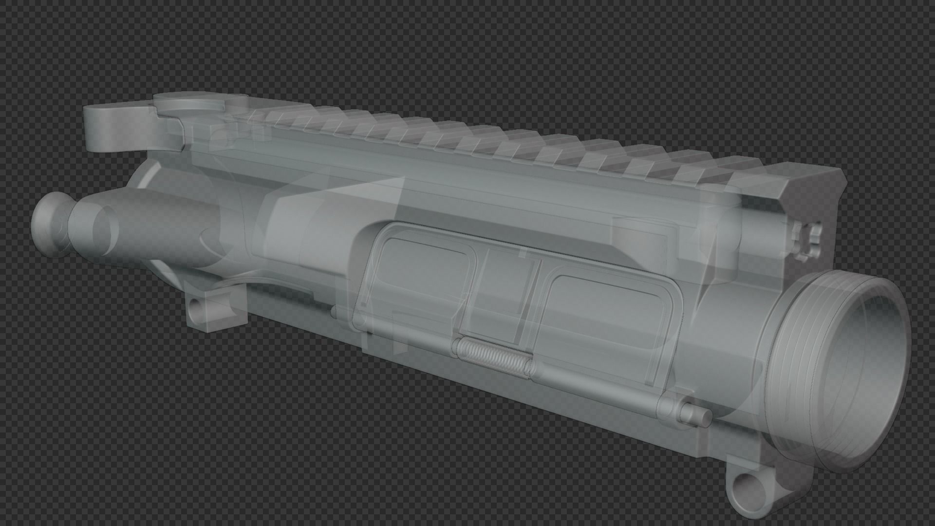 3D model AR-15 A3 Upper Receiver VR / AR / low-poly | CGTrader