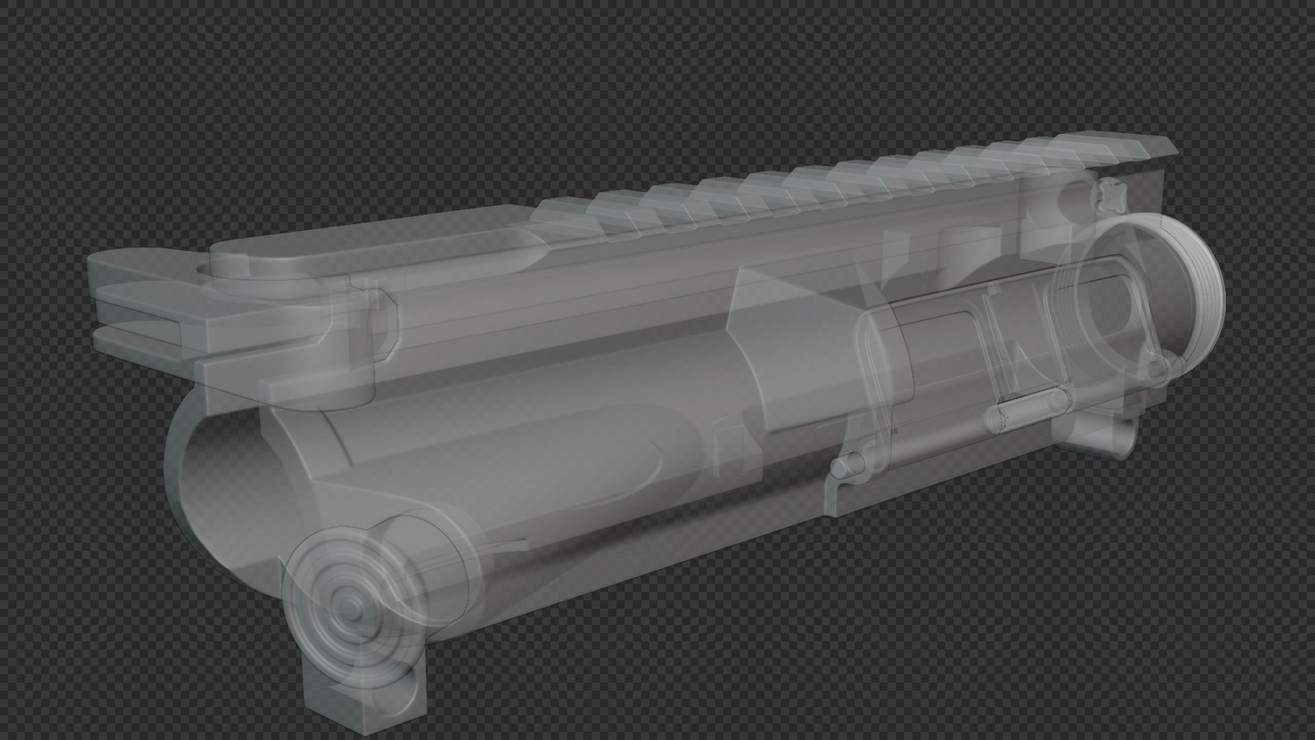 3D model AR-15 A3 Upper Receiver VR / AR / low-poly | CGTrader