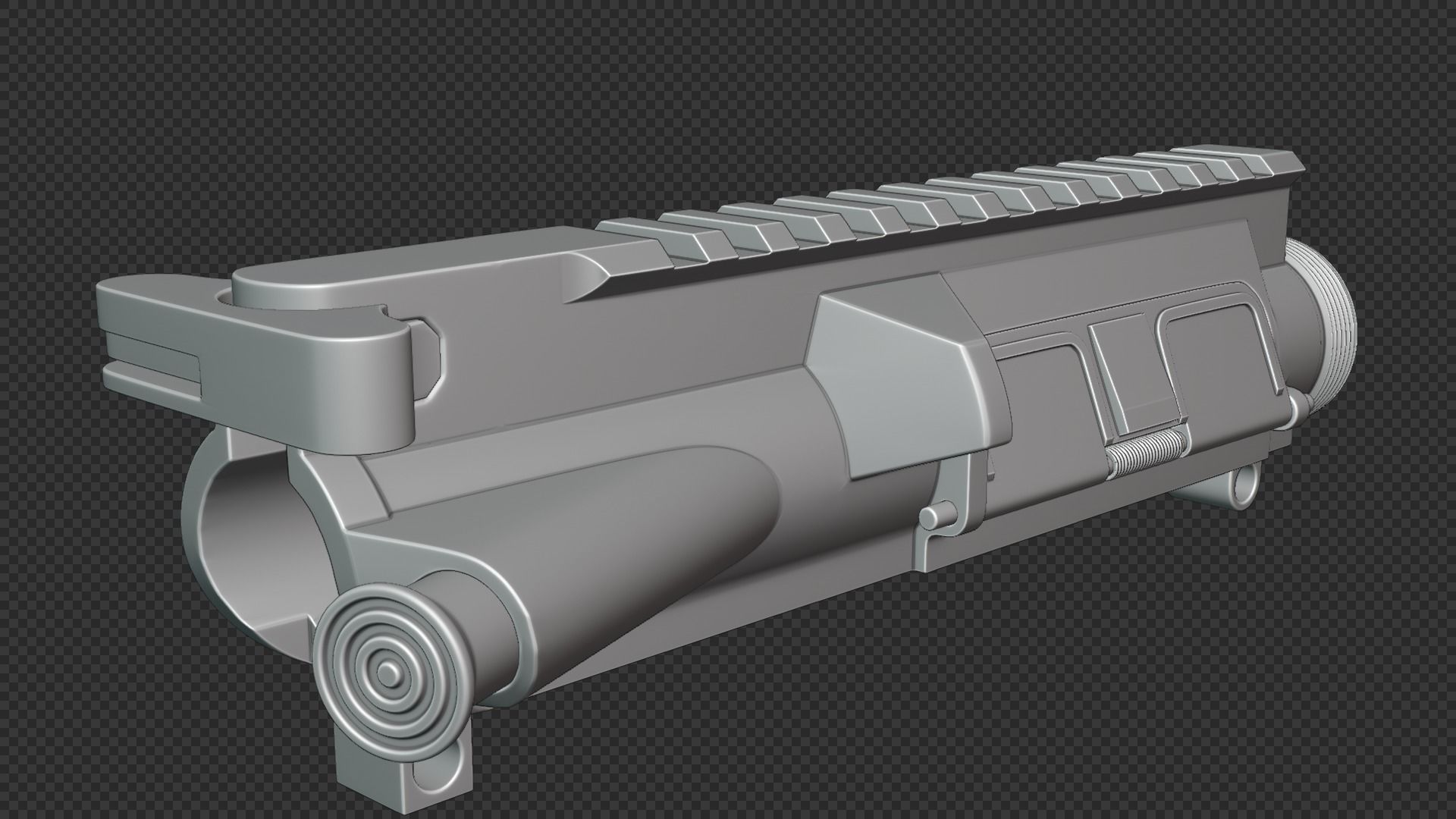 3D model AR-15 A3 Upper Receiver VR / AR / low-poly | CGTrader