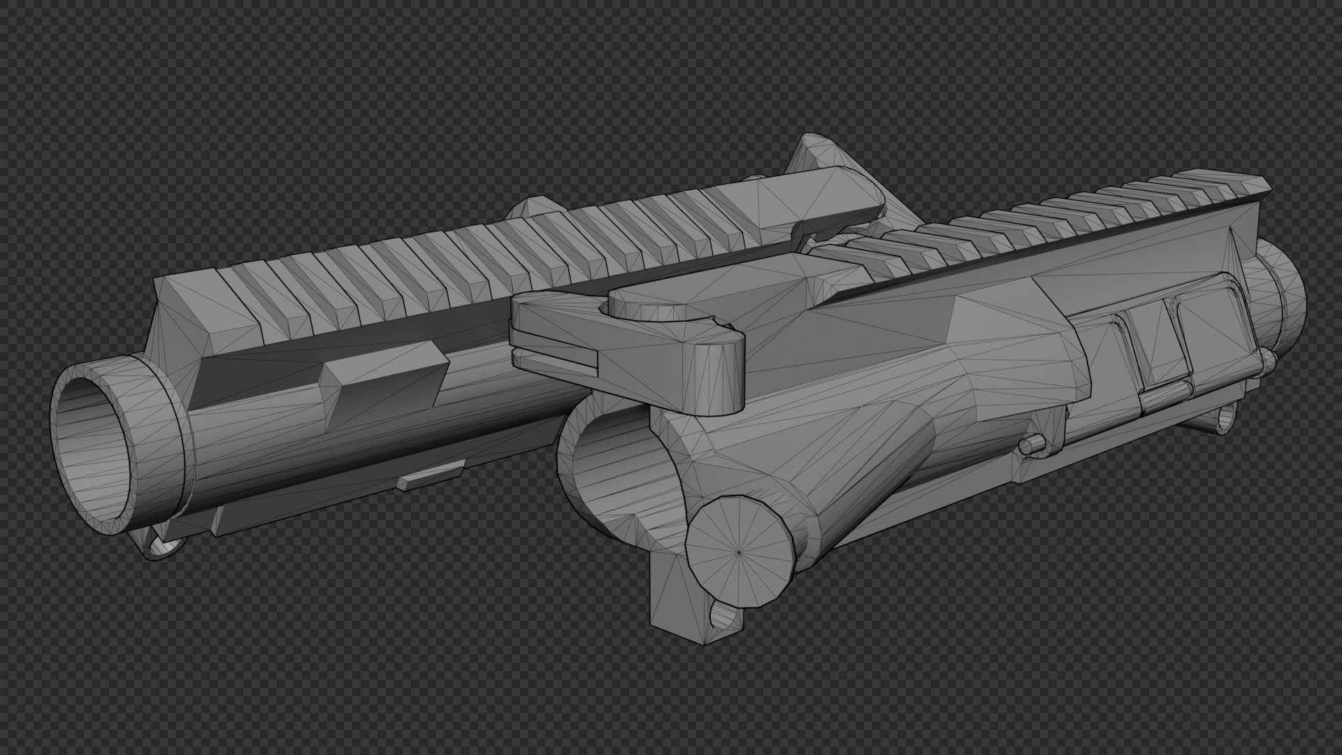 3D model AR-15 A3 Upper Receiver VR / AR / low-poly | CGTrader