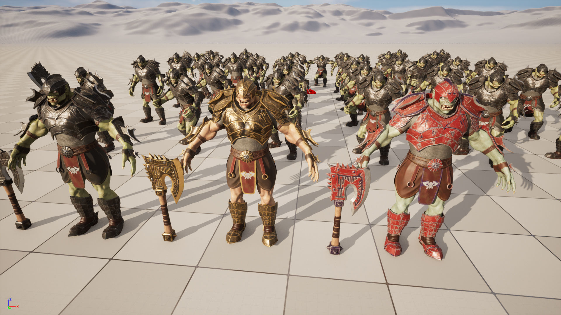 3D model Orc heavy warrior VR / AR / low-poly | CGTrader