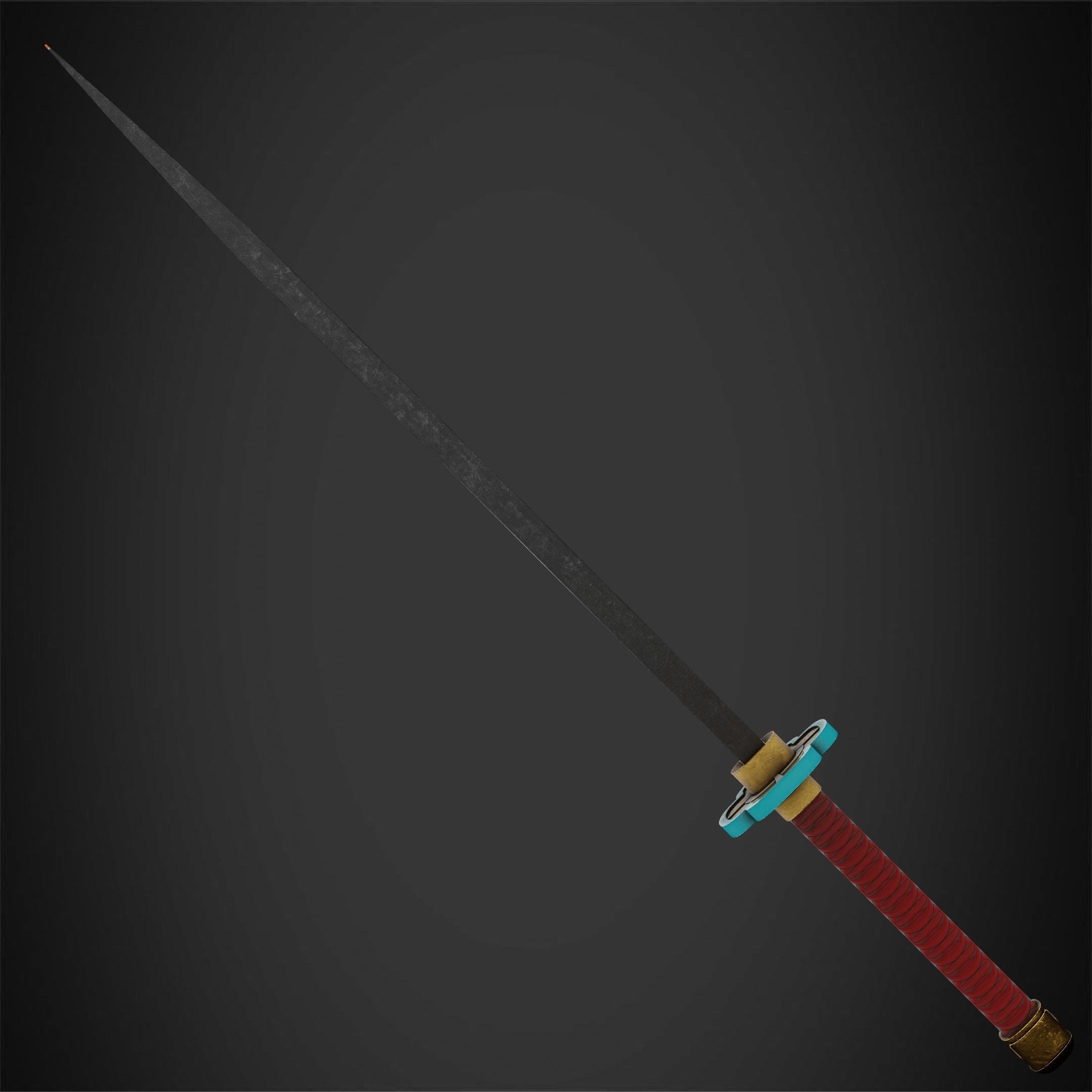 Tengen Uzui Dual Nichirin Cleavers for Cosplay 3D model 3D printable ...