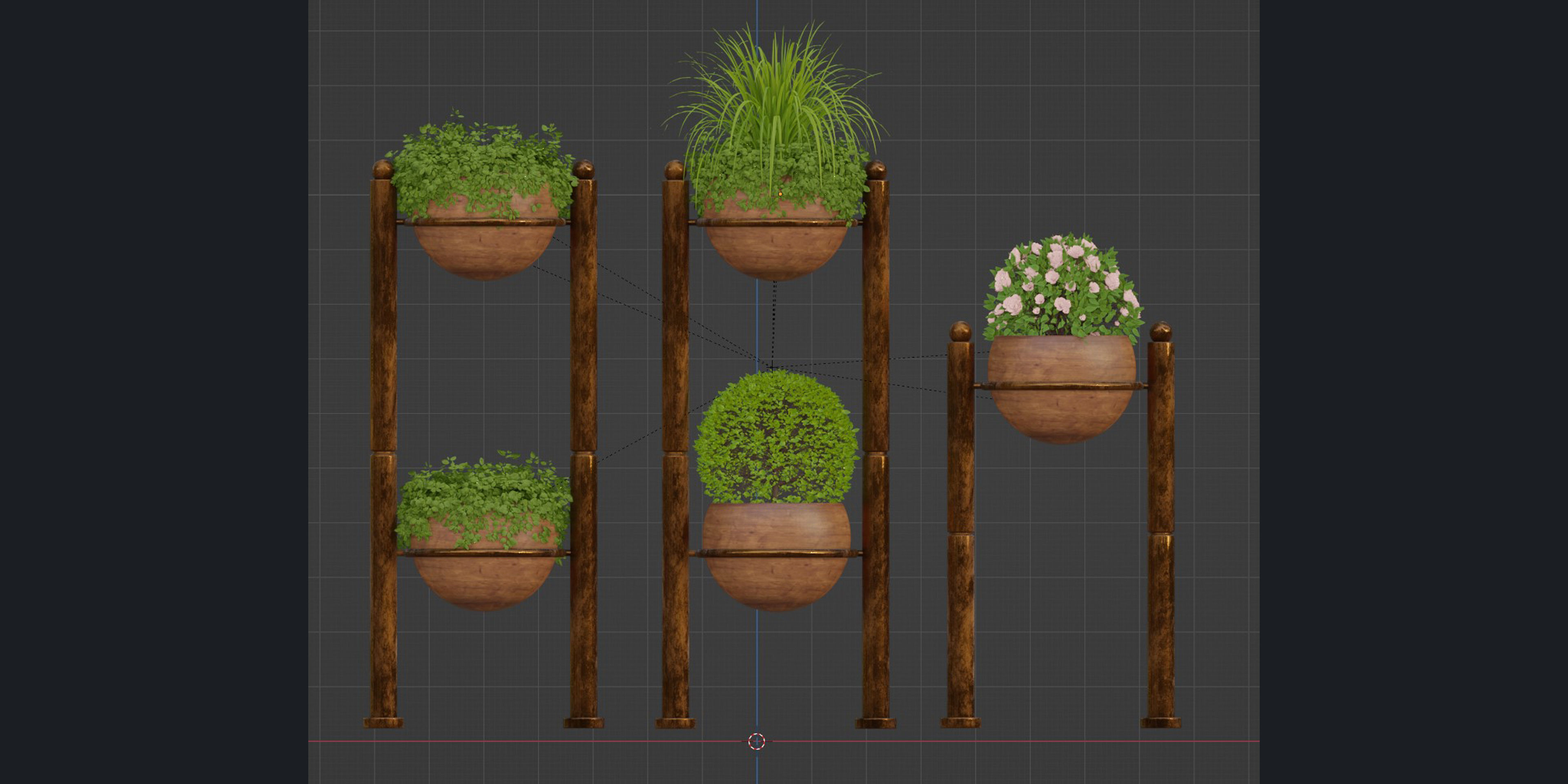 indoor plants new collection vol 35-Blender 3D model | CGTrader