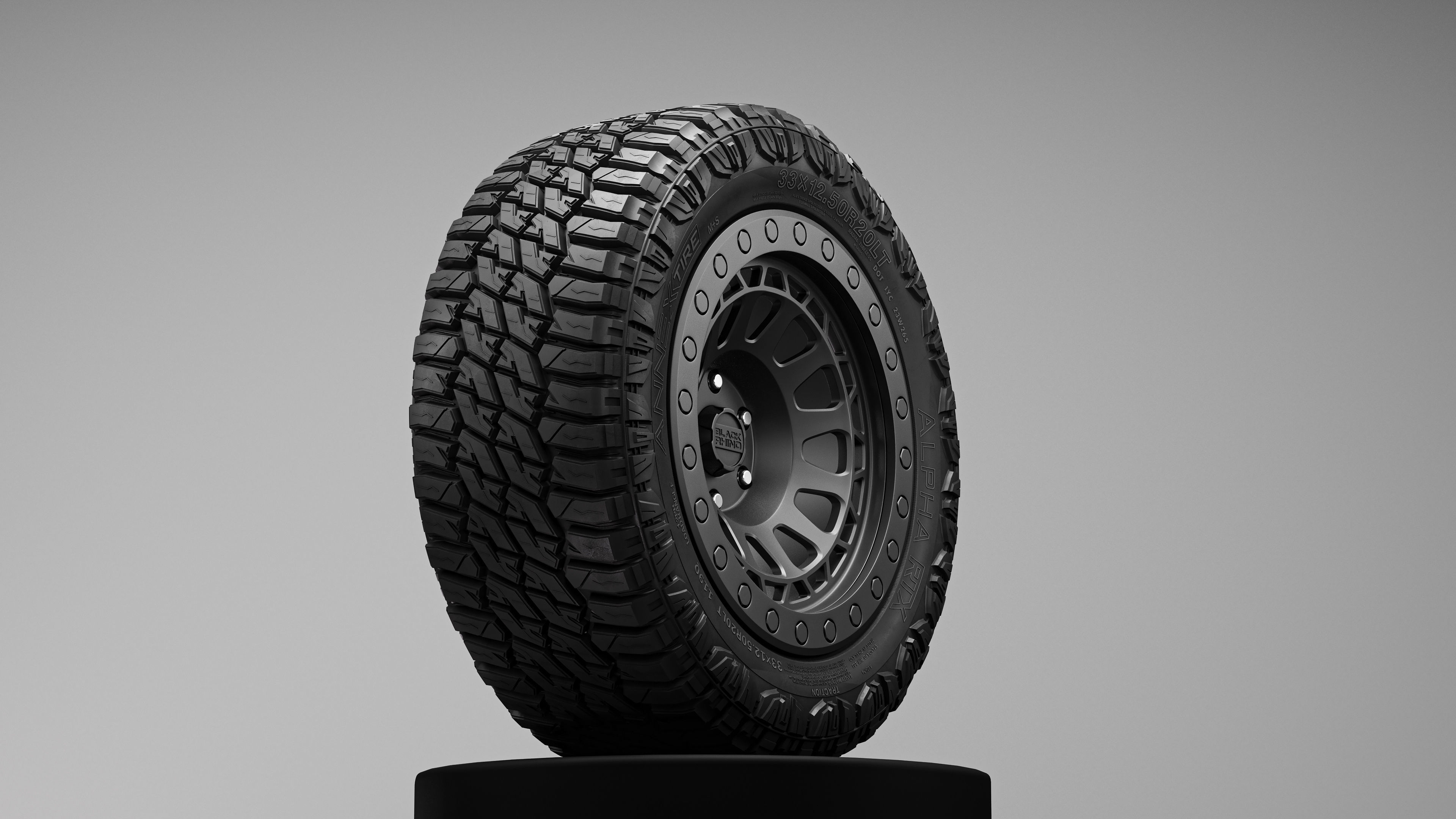 Annex Alpha RTX Offroad Tire 3D Model 3D model | CGTrader