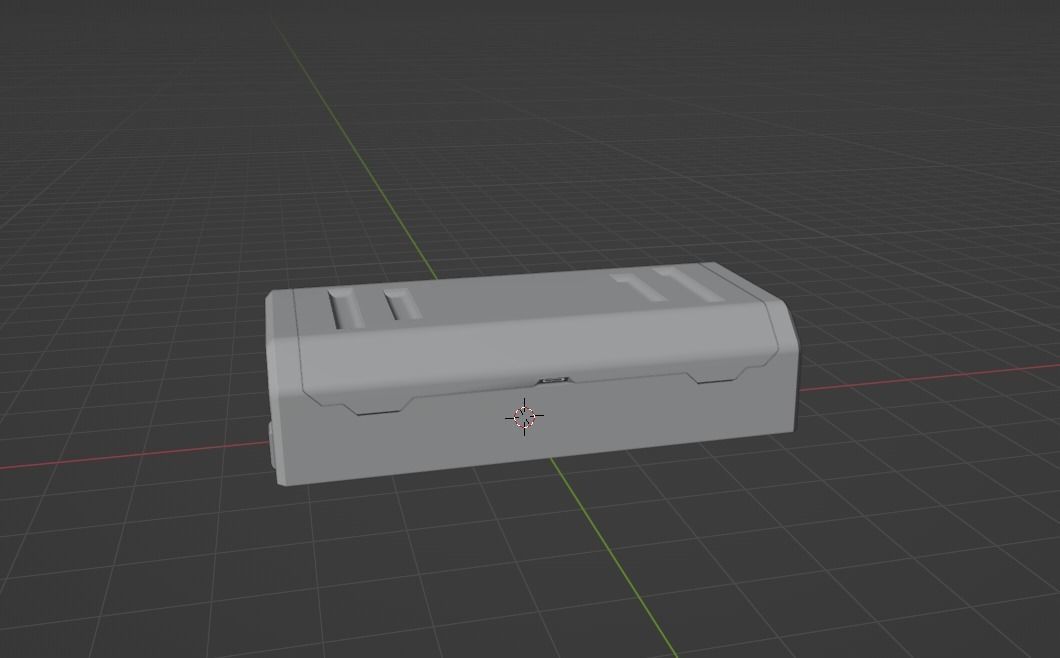 Tech Crate free 3D model | CGTrader