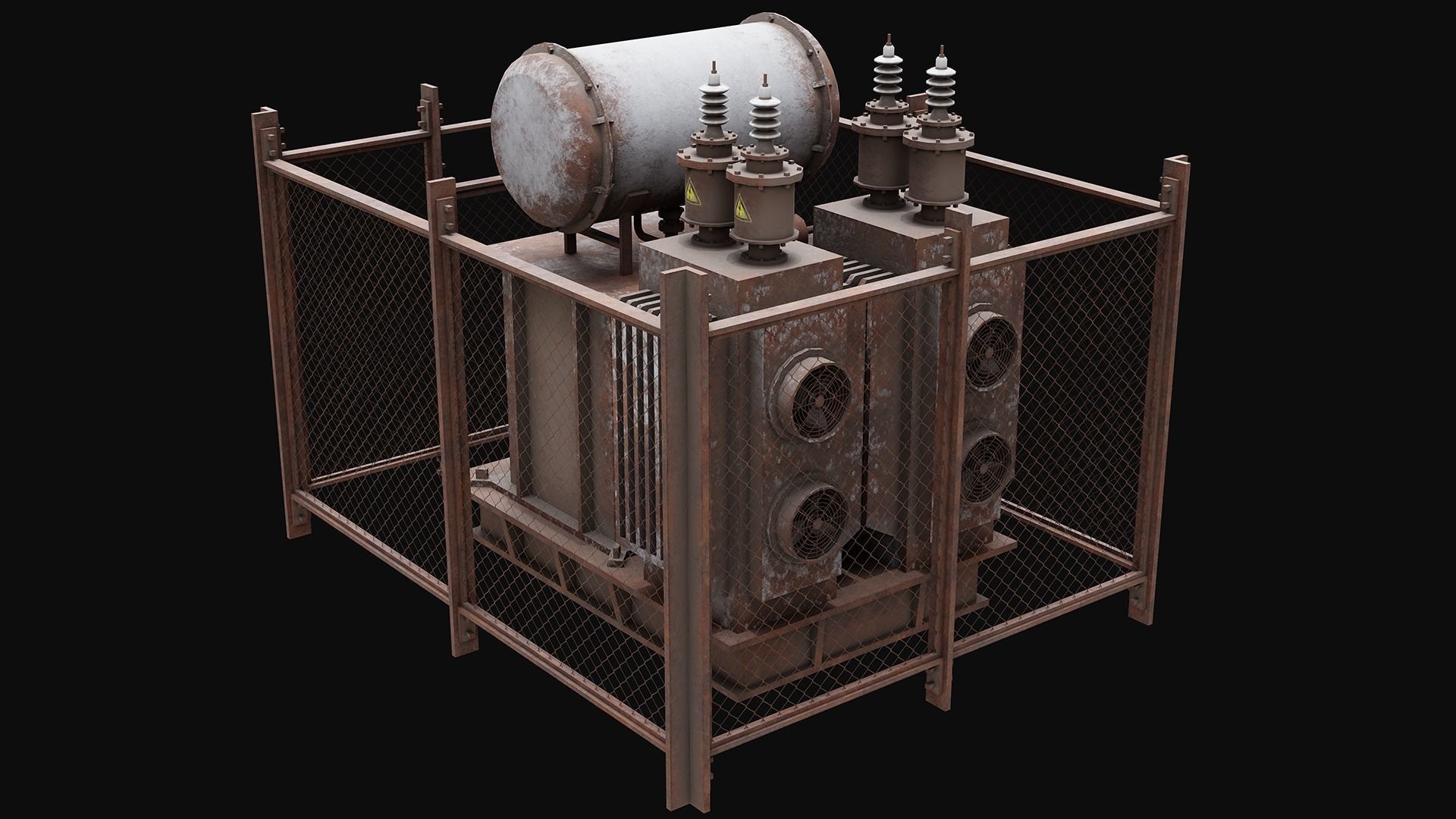 3D model Old Rusty Transformer VR / AR / low-poly | CGTrader