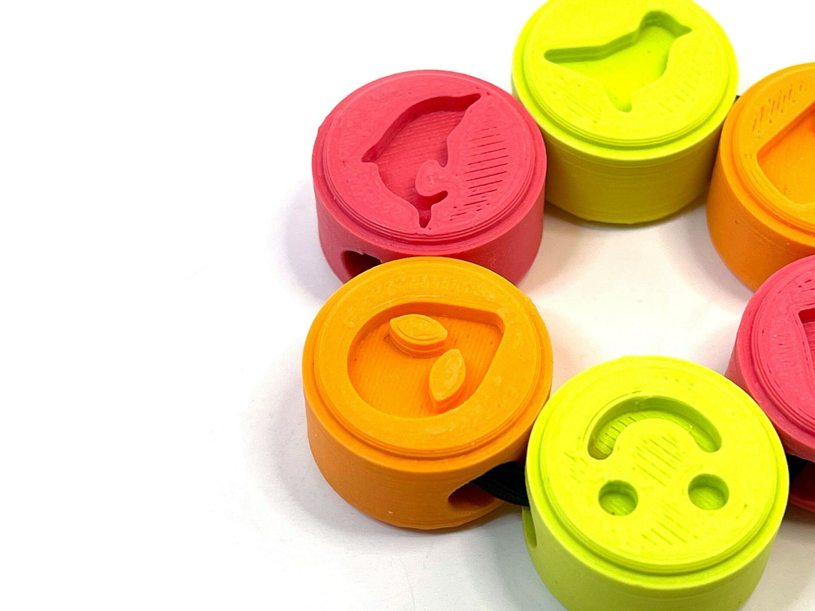 3D Printable STL Retro Rave Beads Candy Jewelry 3D model 3D printable ...