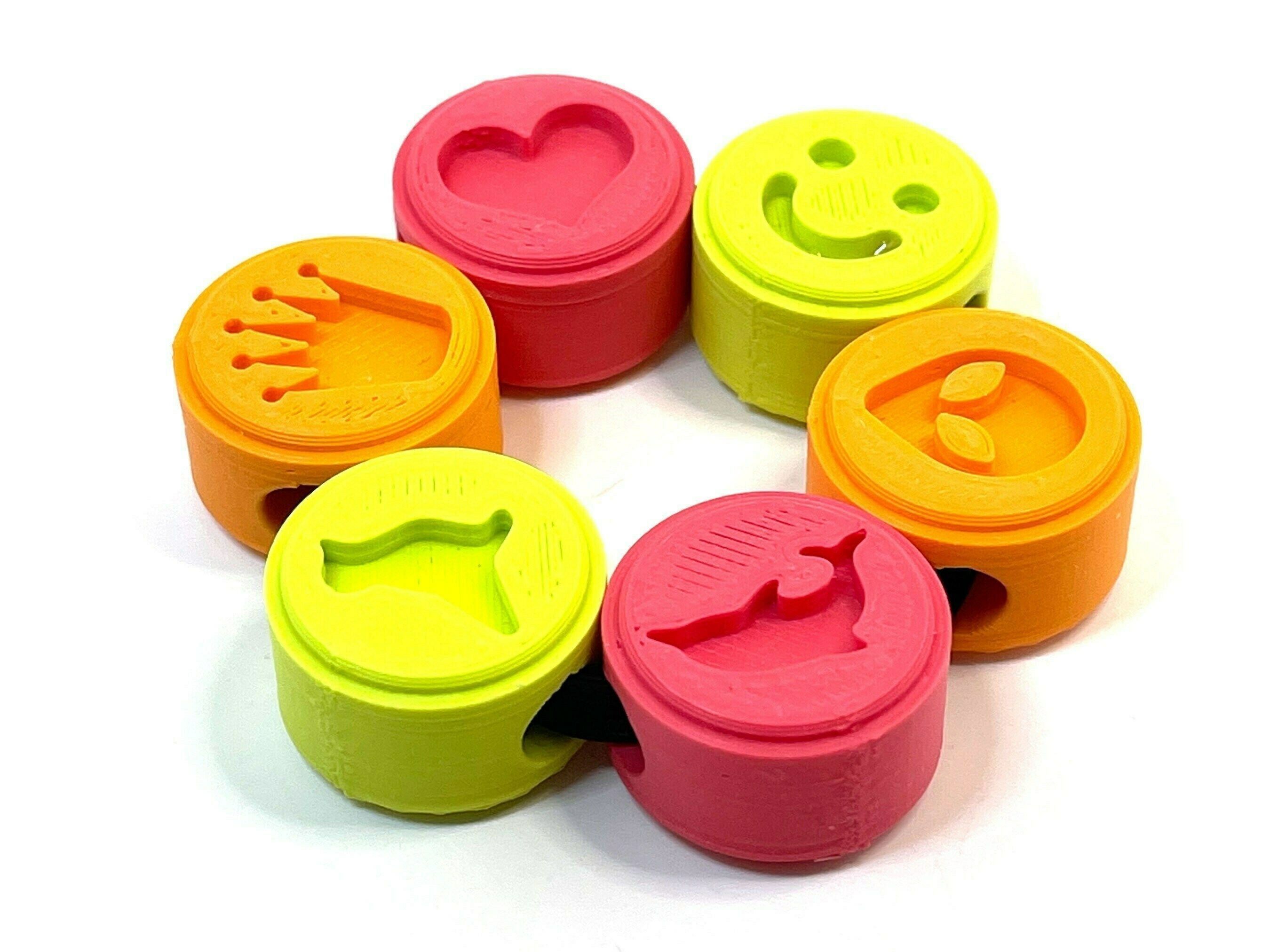 3D Printable STL Retro Rave Beads Candy Jewelry 3D model 3D printable ...