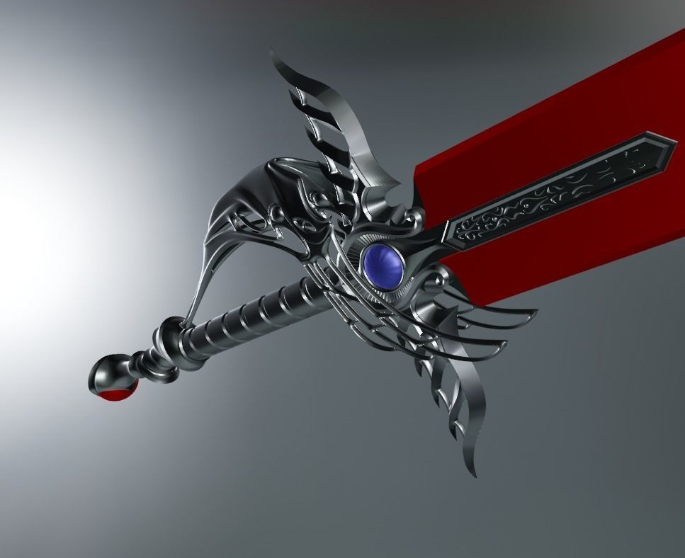 Final Fantasy Genesis Sword 3d model 3D model | CGTrader