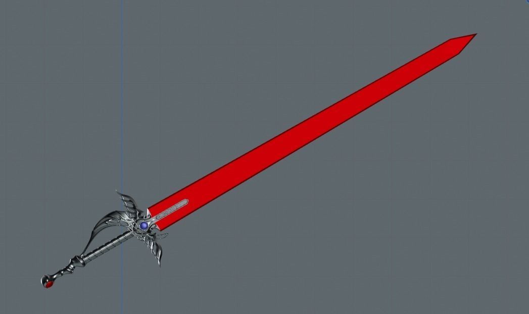 Final Fantasy Genesis Sword 3d model 3D model | CGTrader