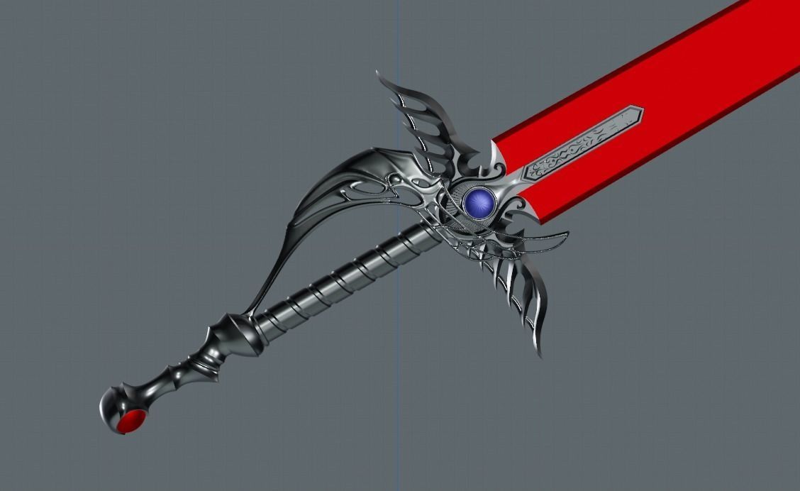 Final Fantasy Genesis Sword 3d model 3D model | CGTrader