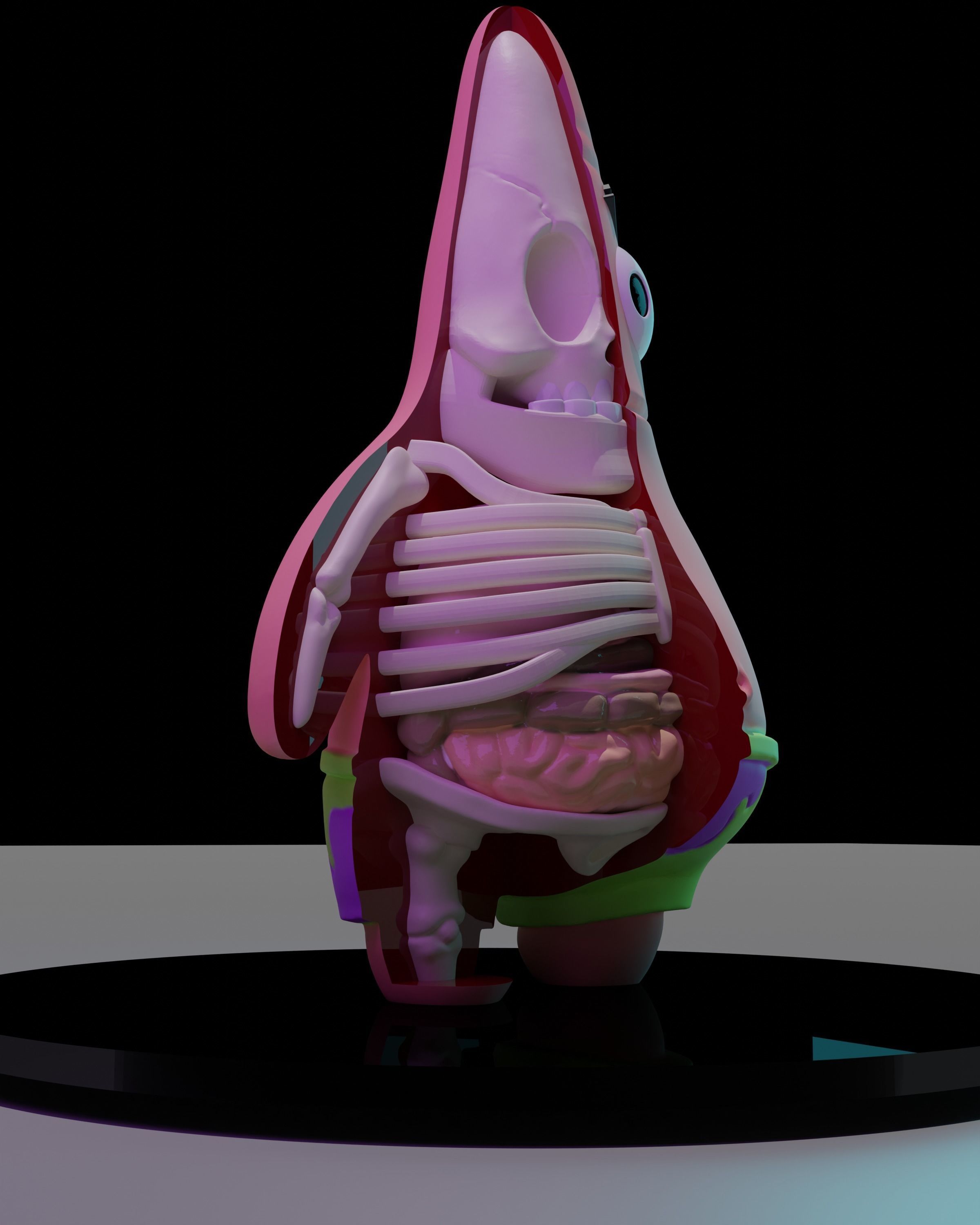 PATRICK STAR X RAY TOY PATRICIO ESTRELLA 3D model 3D printable | CGTrader